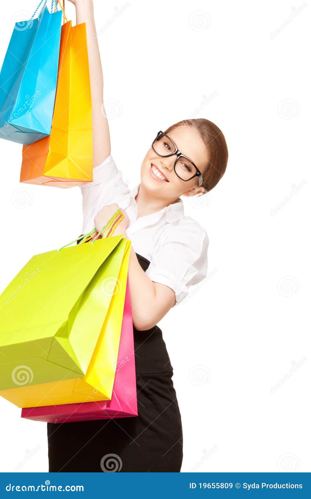 Shopper stock image. Image of customer, carrying, girl - 19655809