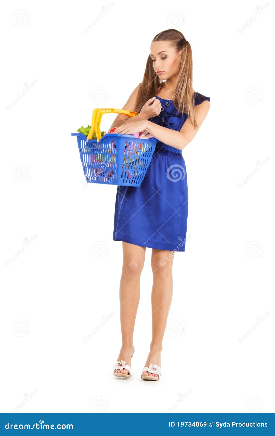 Shopper stock image. Image of grocery, food, lovely, gorgeous - 19734069
