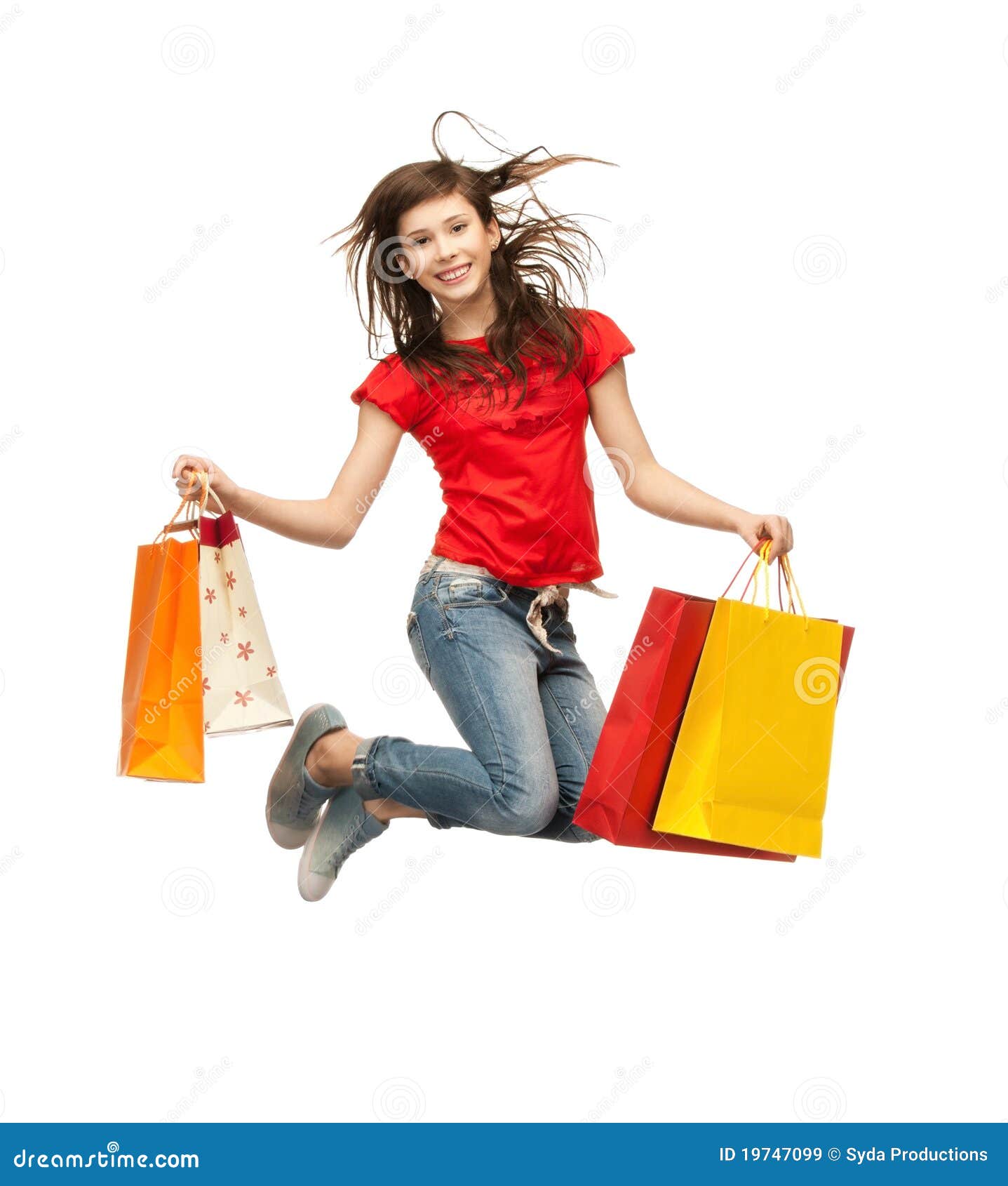 Shopper stock image. Image of happy, female, girl, customer - 19747099
