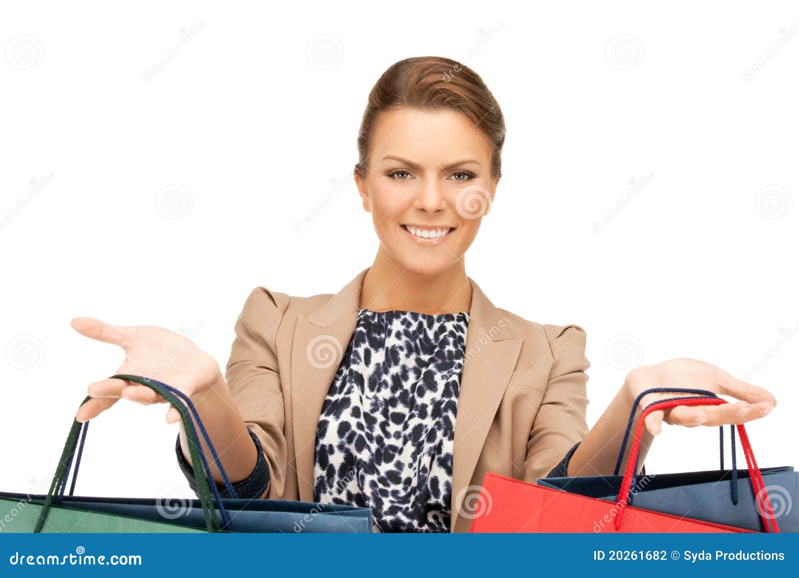 Shopper stock photo. Image of gifts, carrying, gorgeous - 20261682