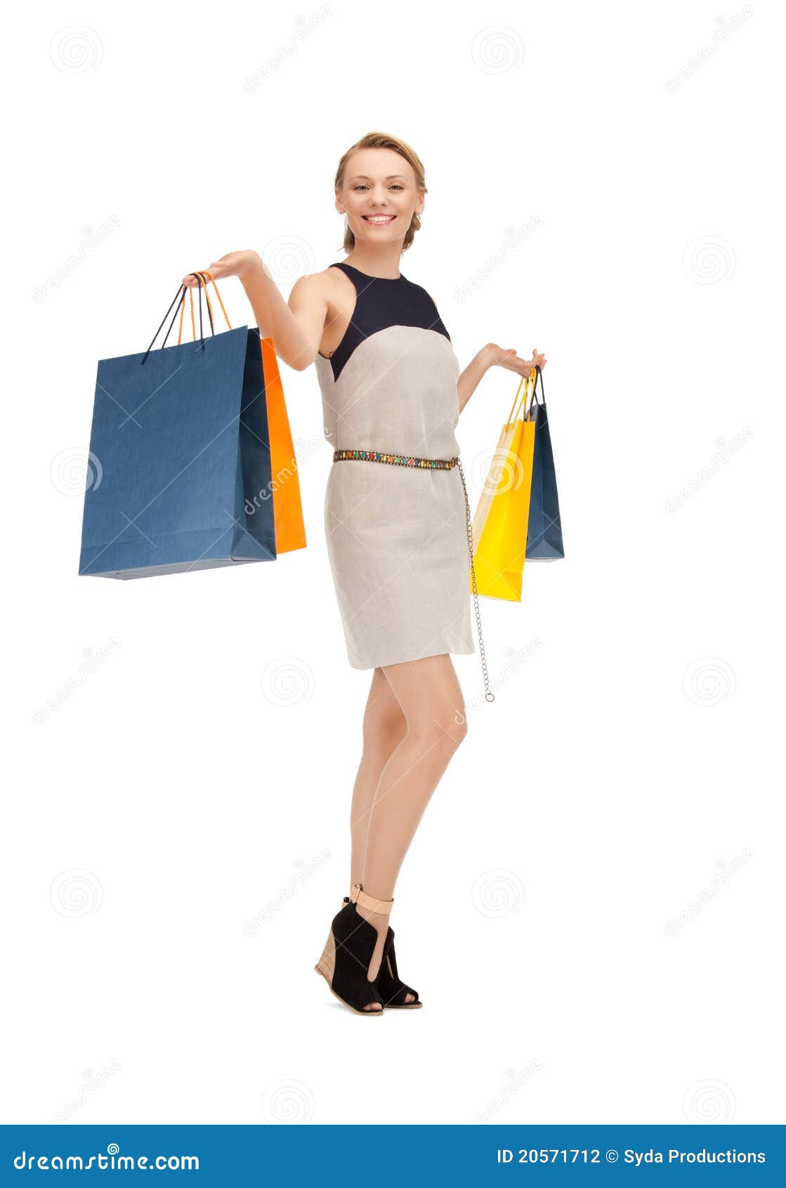Shopper stock photo. Image of fancy, consumerism, enjoying - 20571712