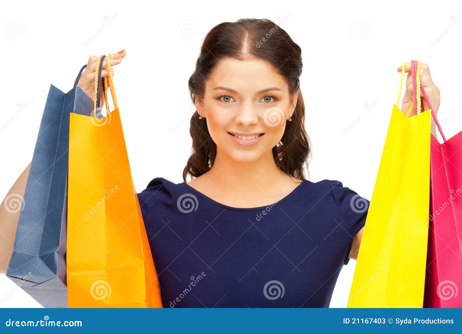 Shopper stock image. Image of buyer, elegant, gifts, lady - 21167403