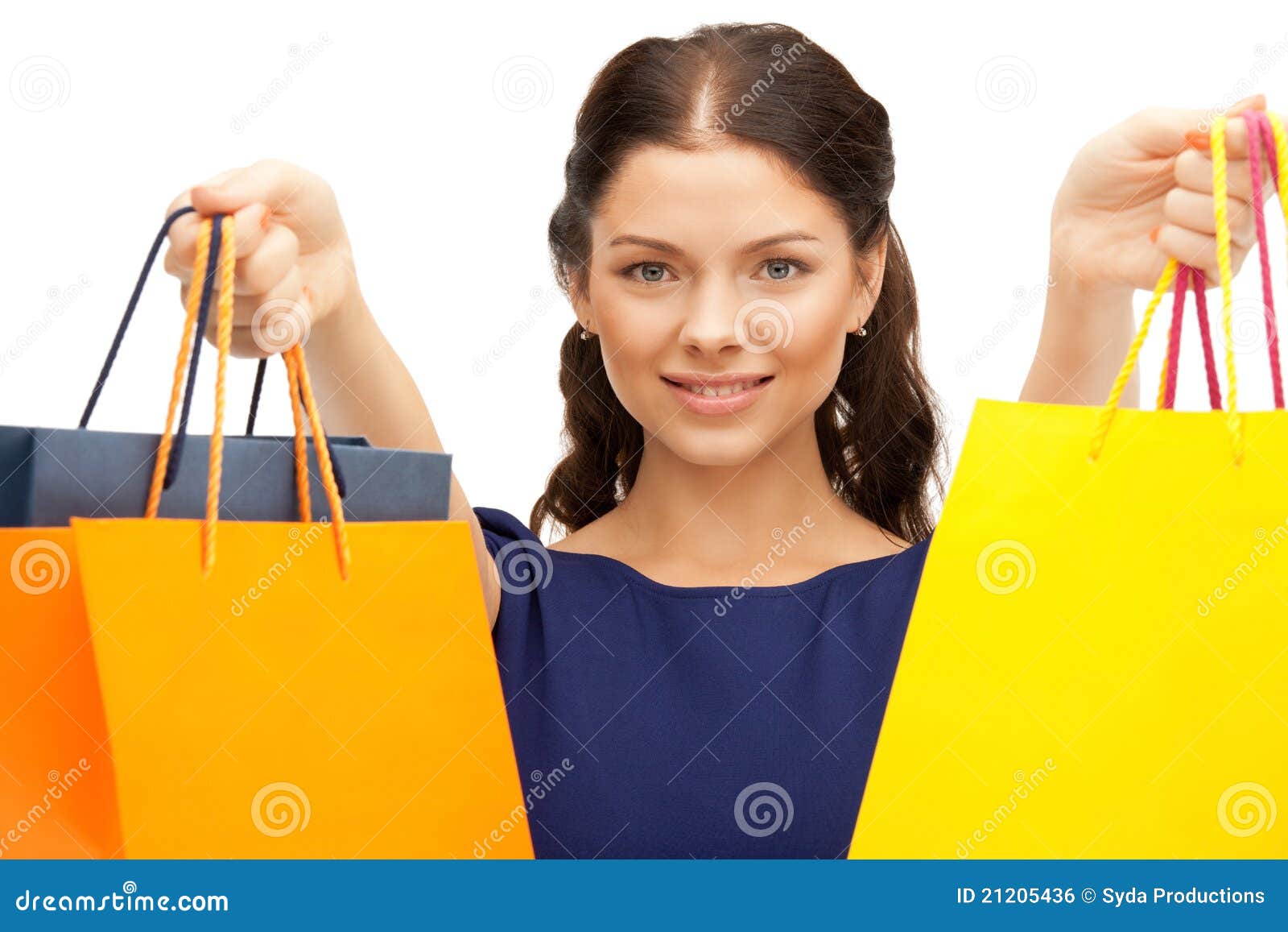 Shopper stock photo. Image of lifestyle, bright, attractive - 21205436