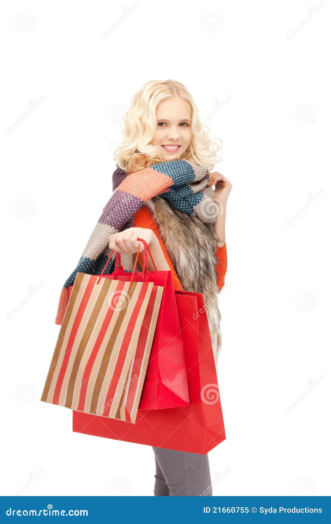 Shopper stock image. Image of buyer, caucasian, lovely - 21660755