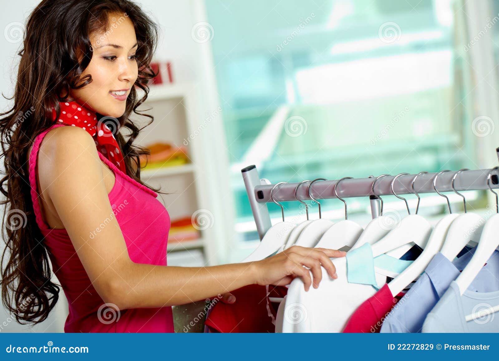 Shopper stock image. Image of gorgeous, person, fashionable - 22272829