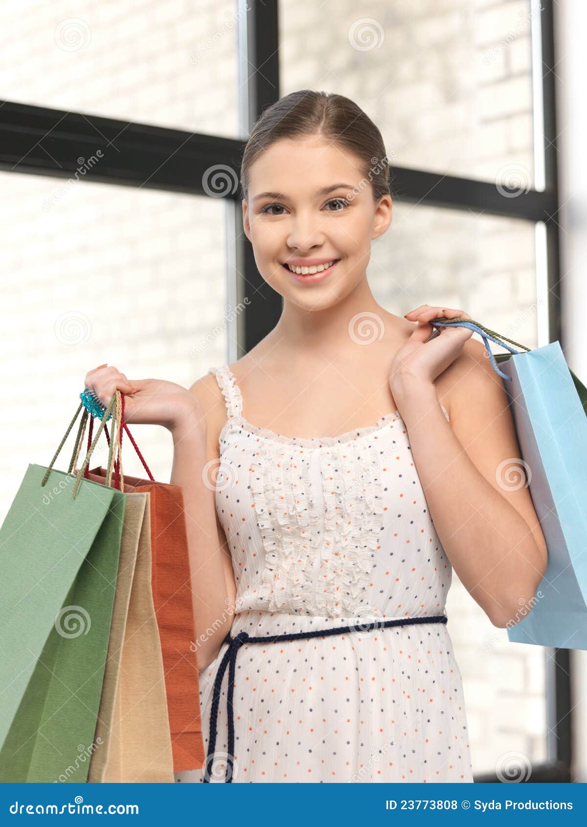 Shopper stock photo. Image of human, buyer, happiness - 23773808