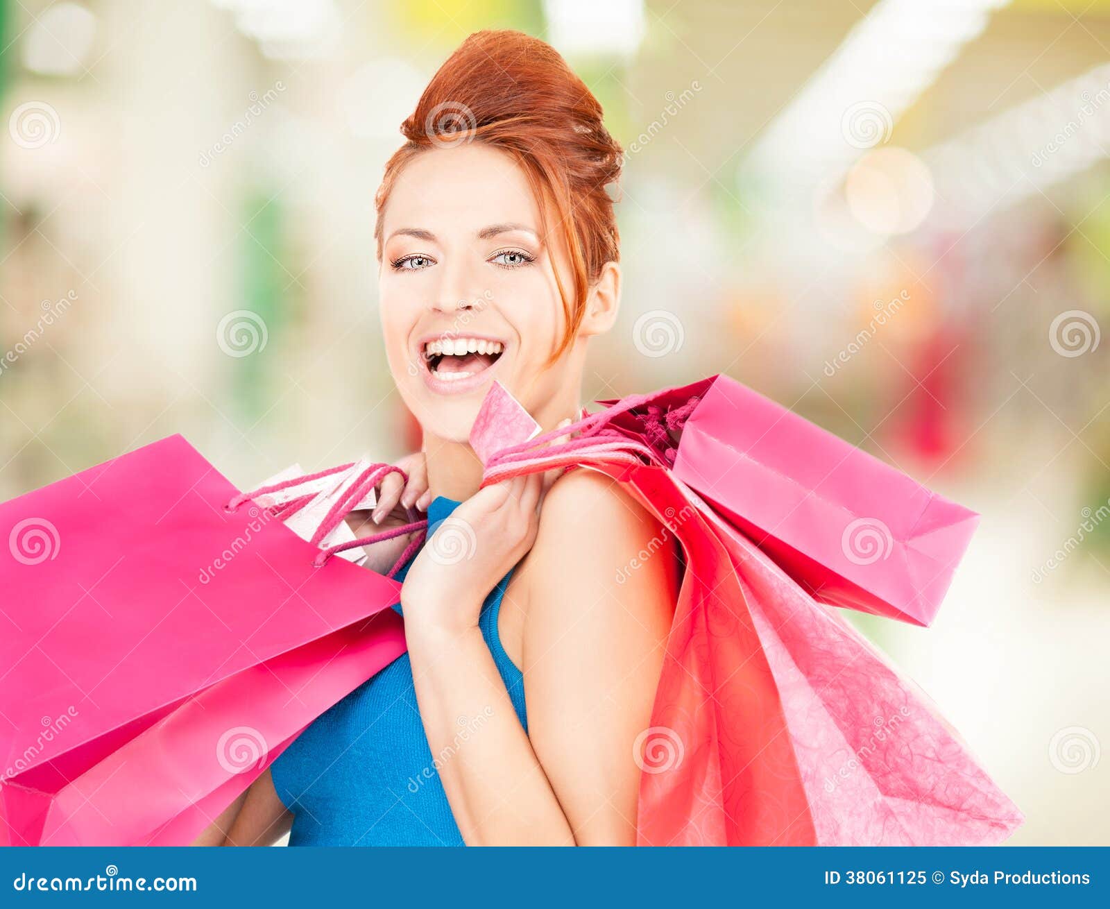 Shopper stock image. Image of centre, bright, caucasian - 38061125