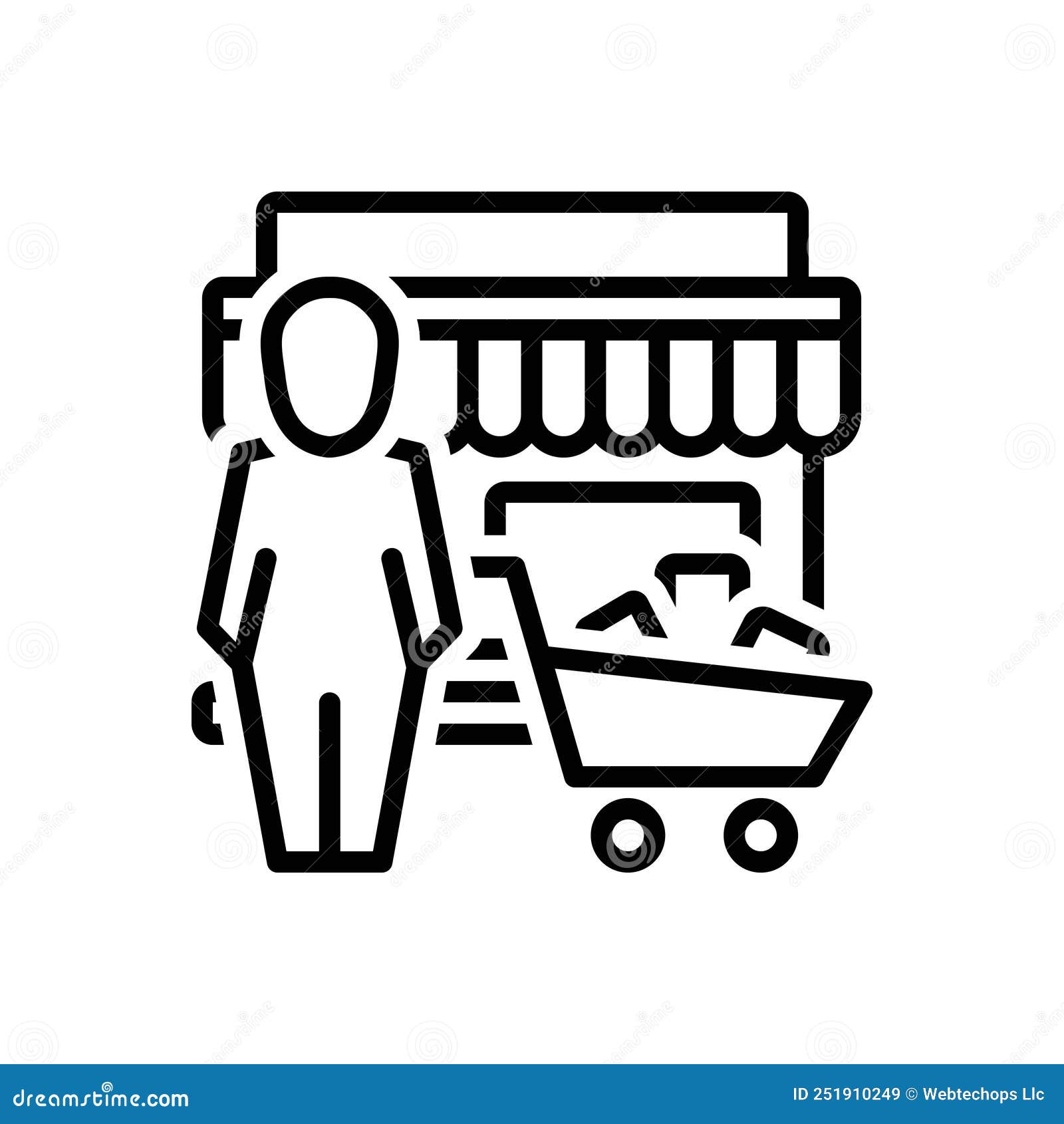 Storekeeper Logo Set Vector Illustration | CartoonDealer.com #247211490