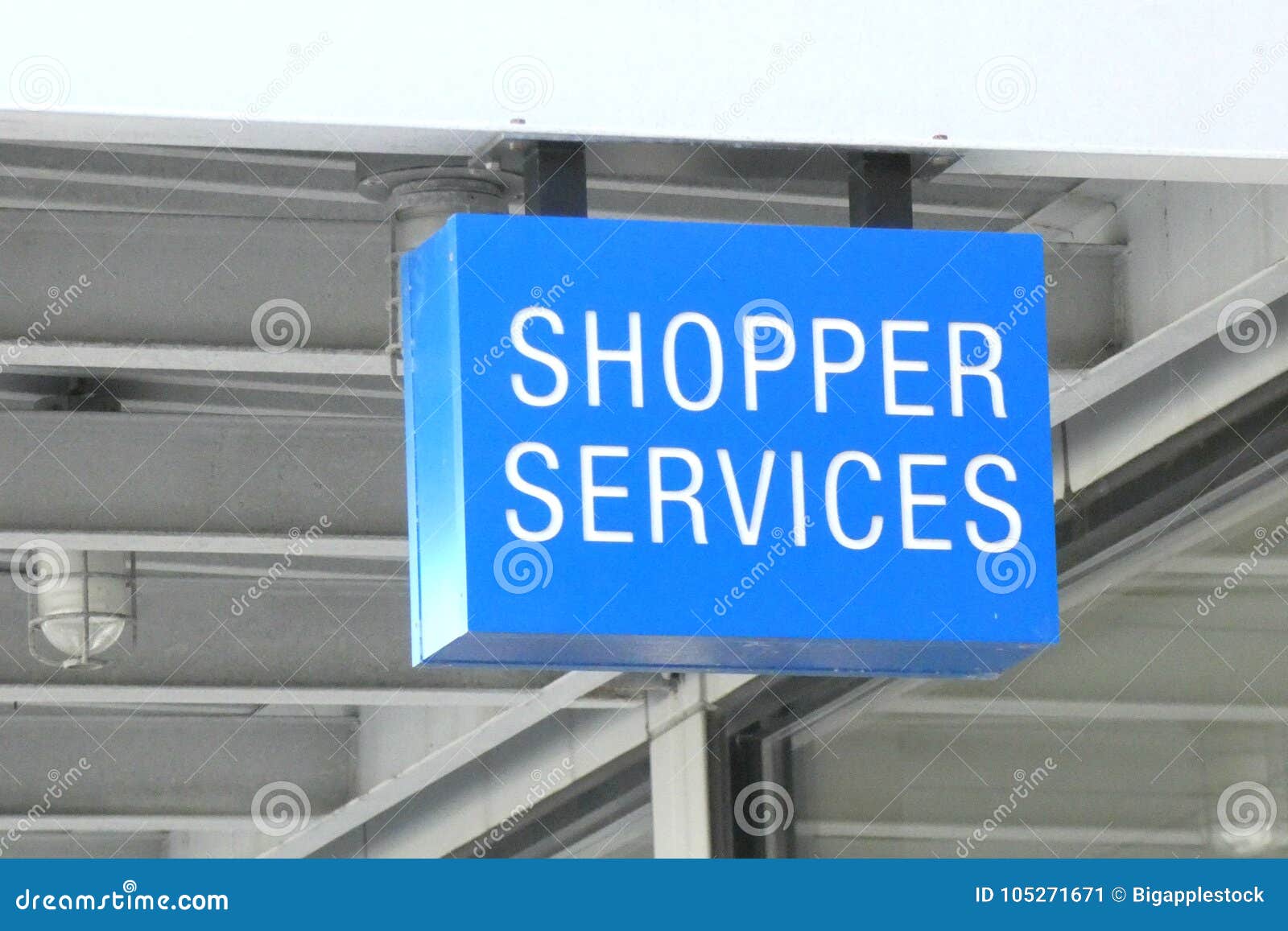 Shopper Services stock image. Image of customer, retail - 105271671