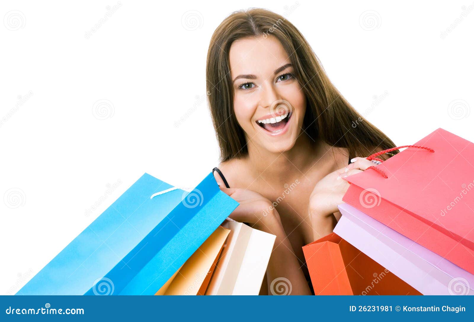 Shopping stock image. Image of joyful, bright, gorgeous - 26231981