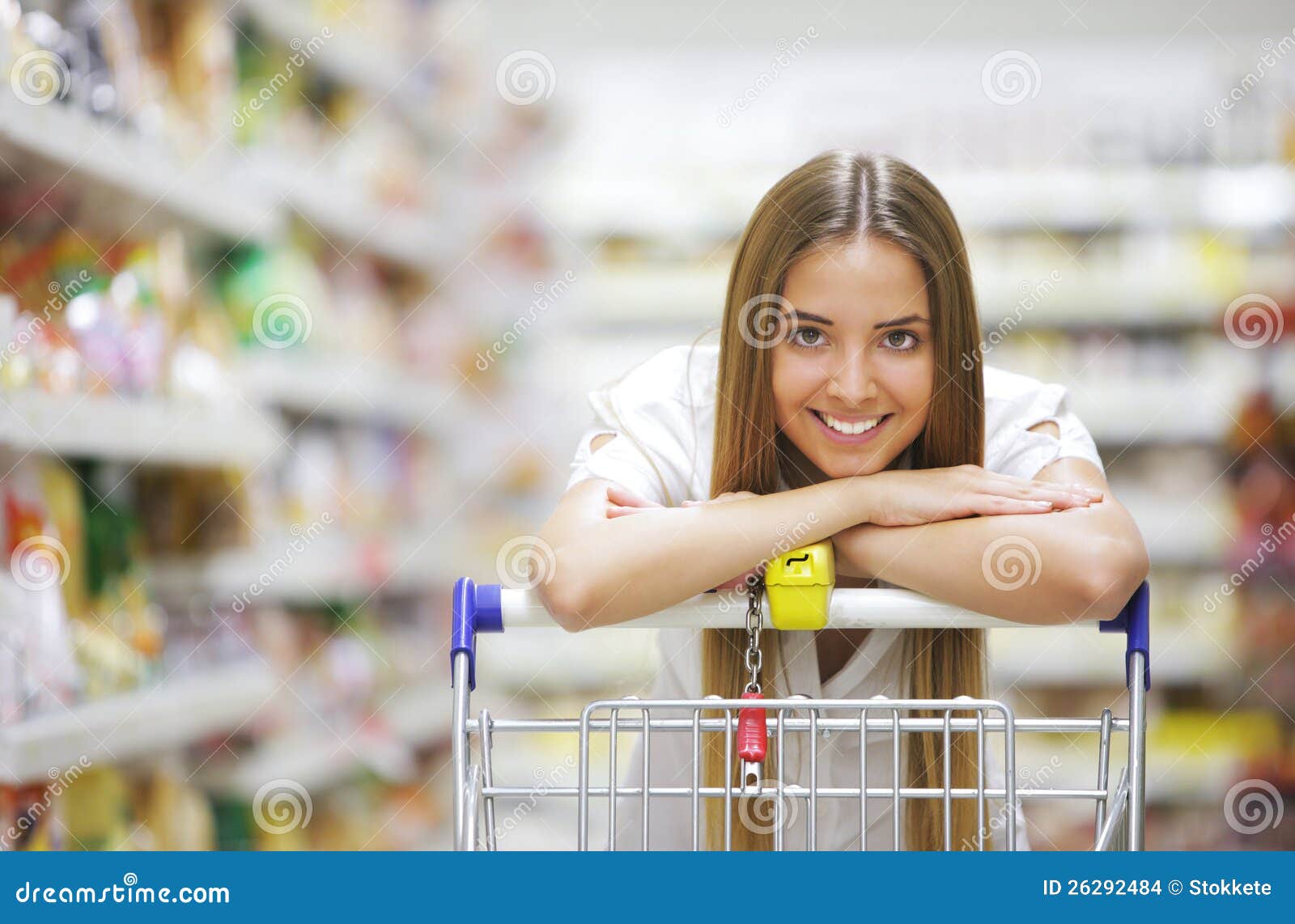 Shopping stock photo. Image of smile, supermarket, shopping - 26292484