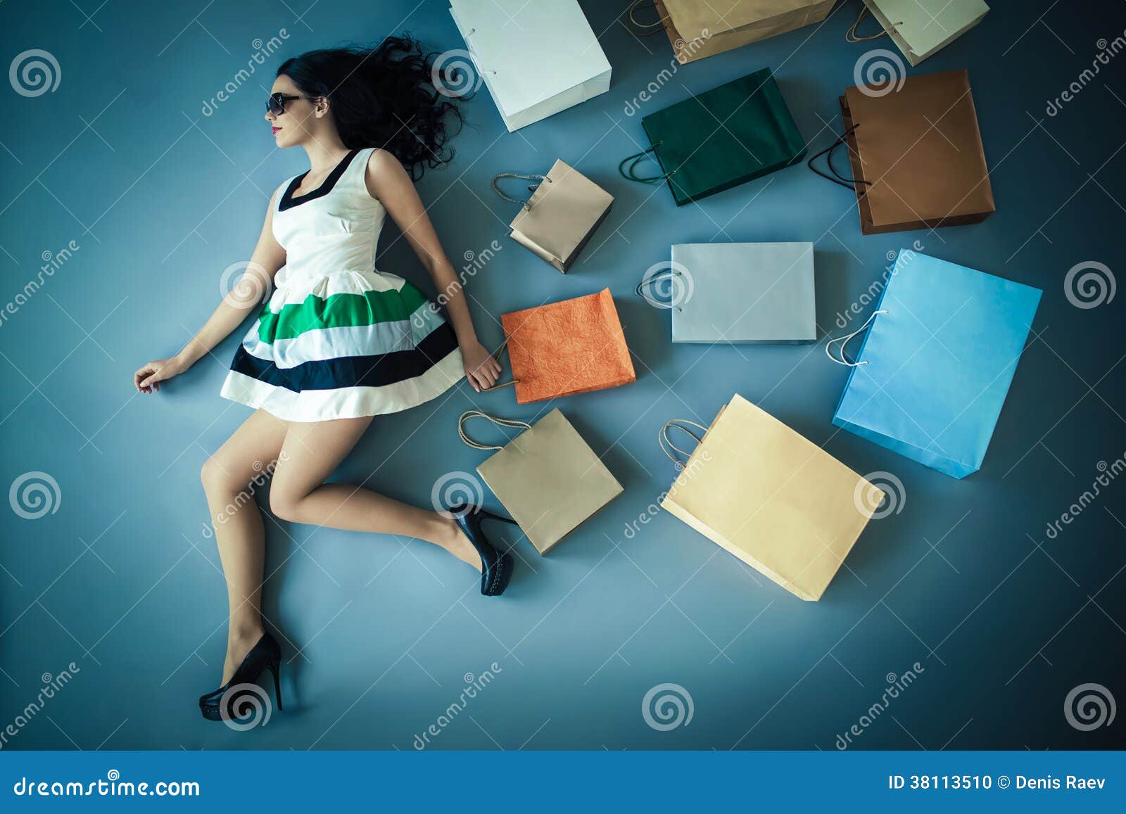 Shopping stock photo. Image of flying, human, hair, retail - 38113510