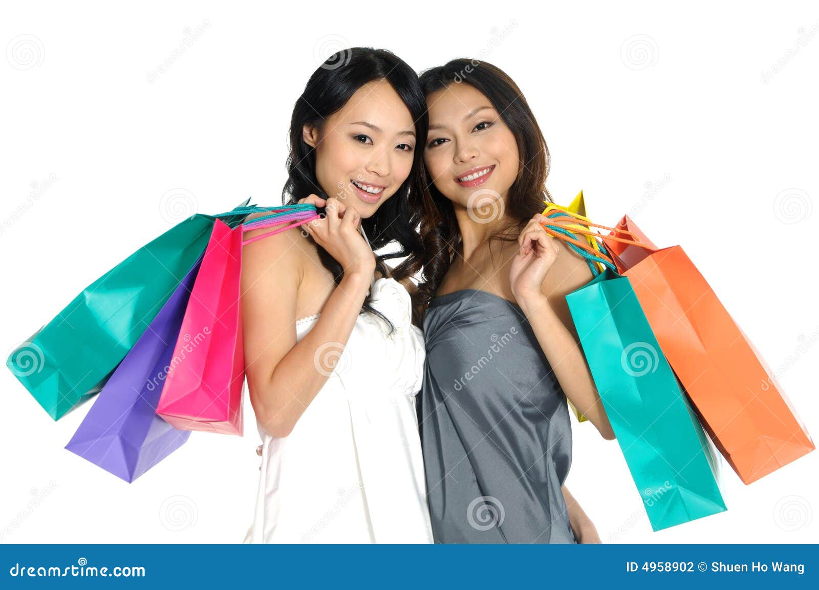 Shopping stock photo. Image of gift, female, beautiful - 4958902