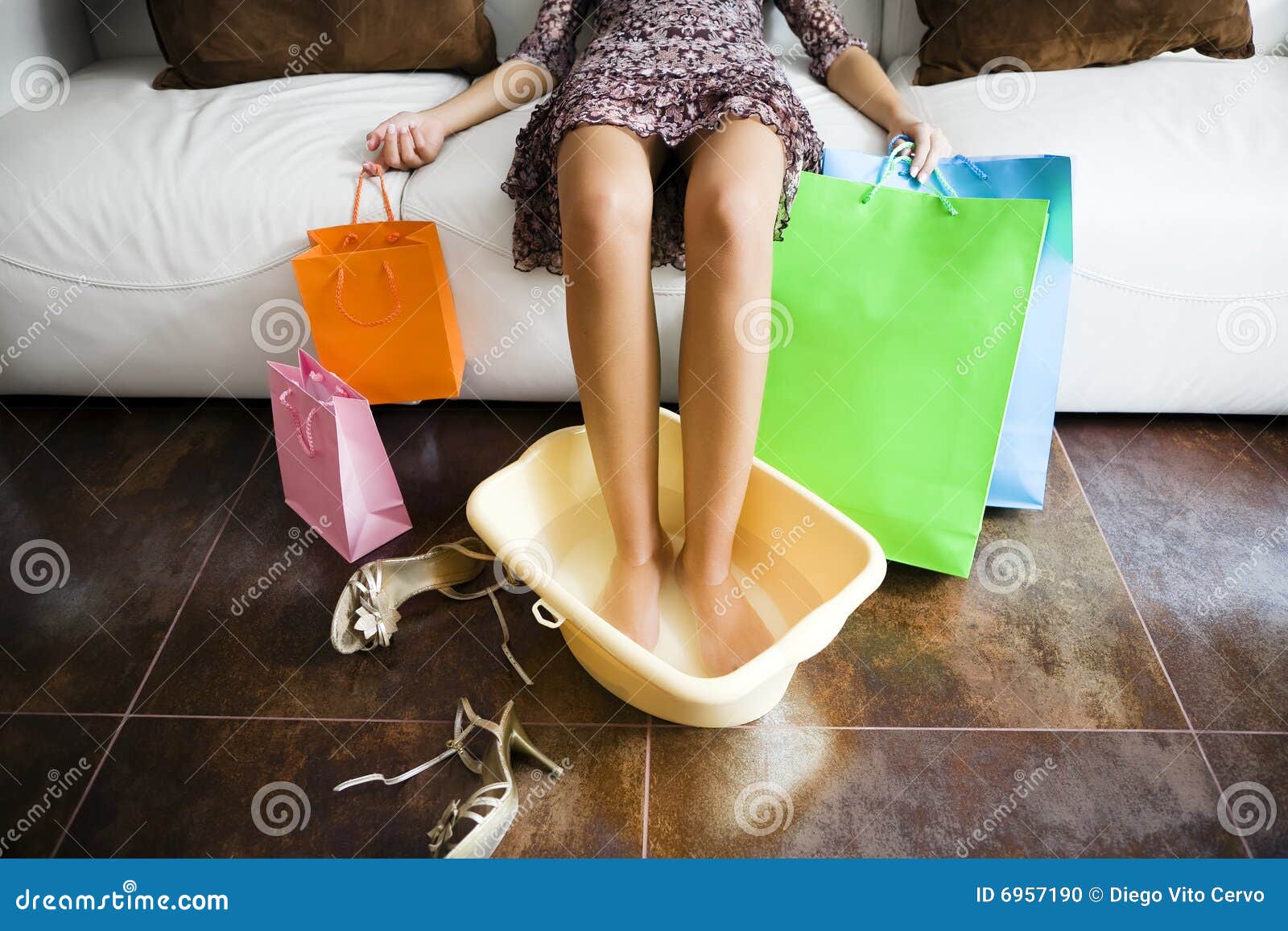 Shopping stock photo. Image of retail, copy, caucasian - 6957190