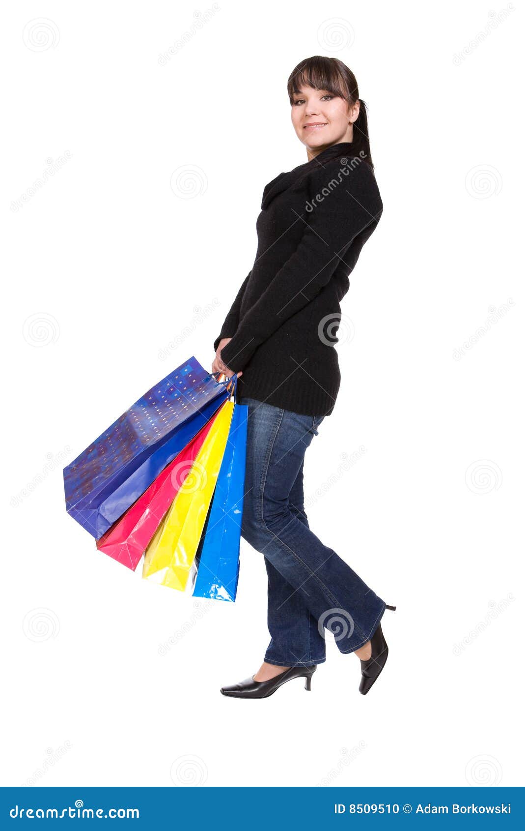 Shopping stock photo. Image of human, cute, happiness - 8509510