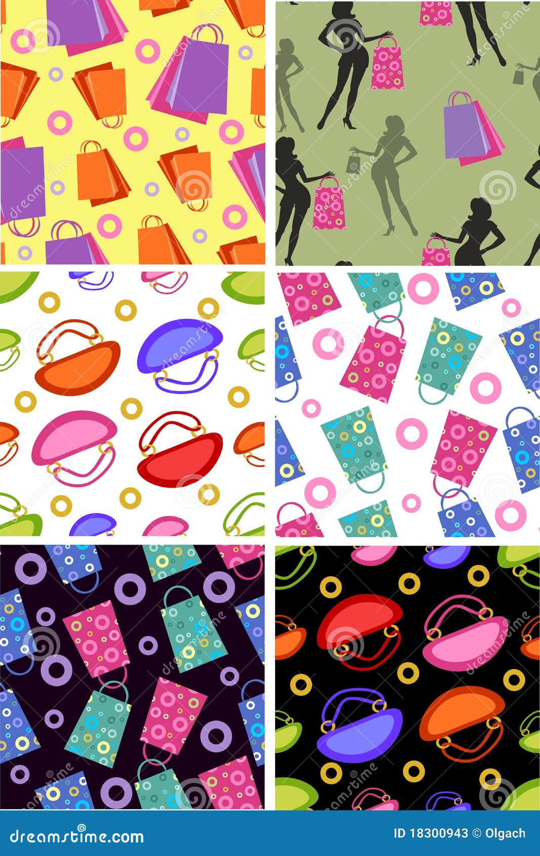 Shopping background stock vector. Illustration of cover - 18300943