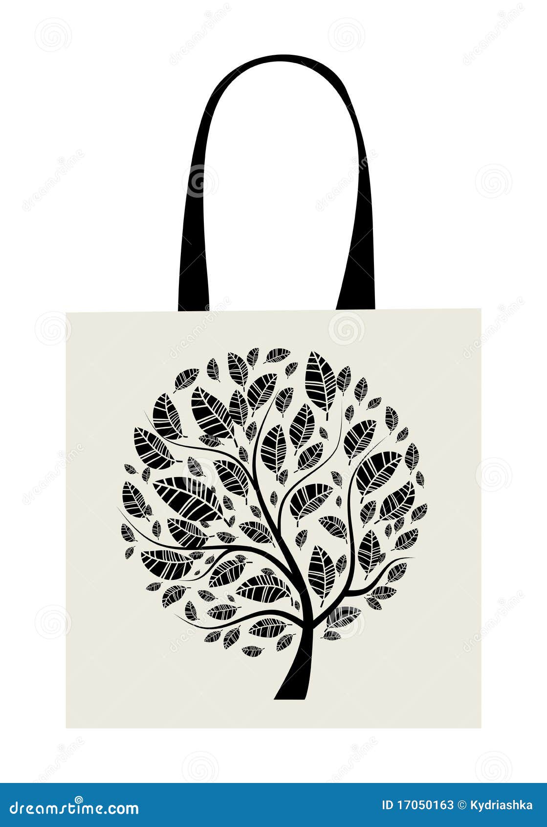 Shopping Bag Design, Art Tree Stock Vector - Illustration of ...