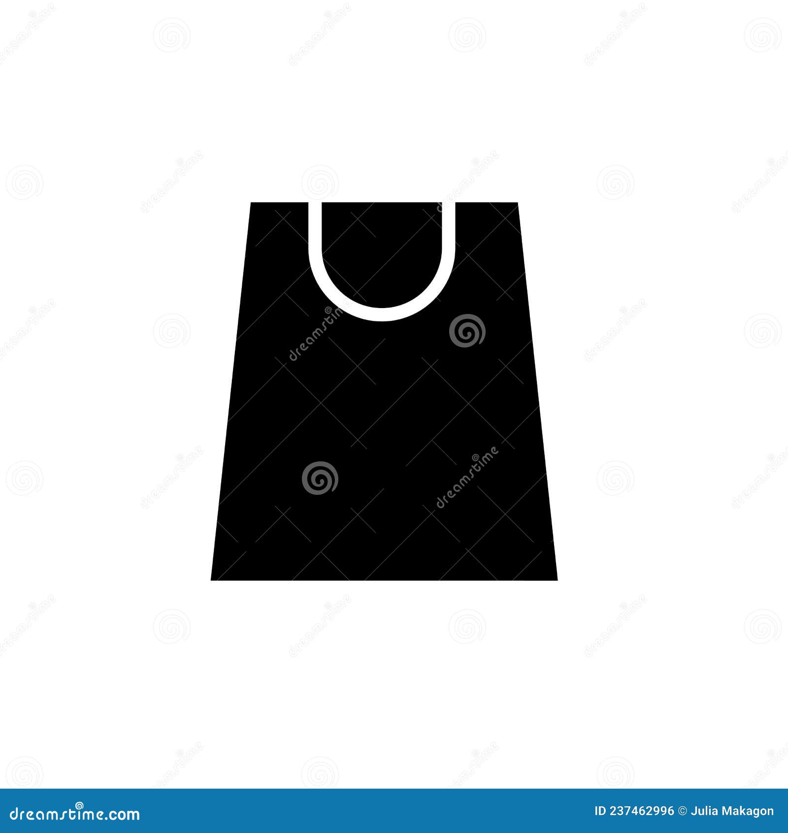Shopping Bag. Design Element for a Logo Stock Vector - Illustration of ...