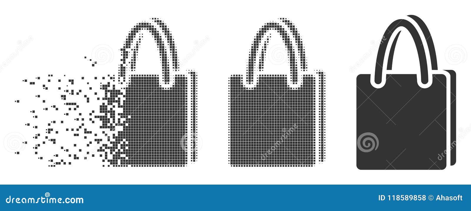 Disintegrating Pixel Halftone Gear Integration Icon Vector Illustration ... Disintegrating Pixel Halftone Gear Integration Icon Vector Illustration ...
