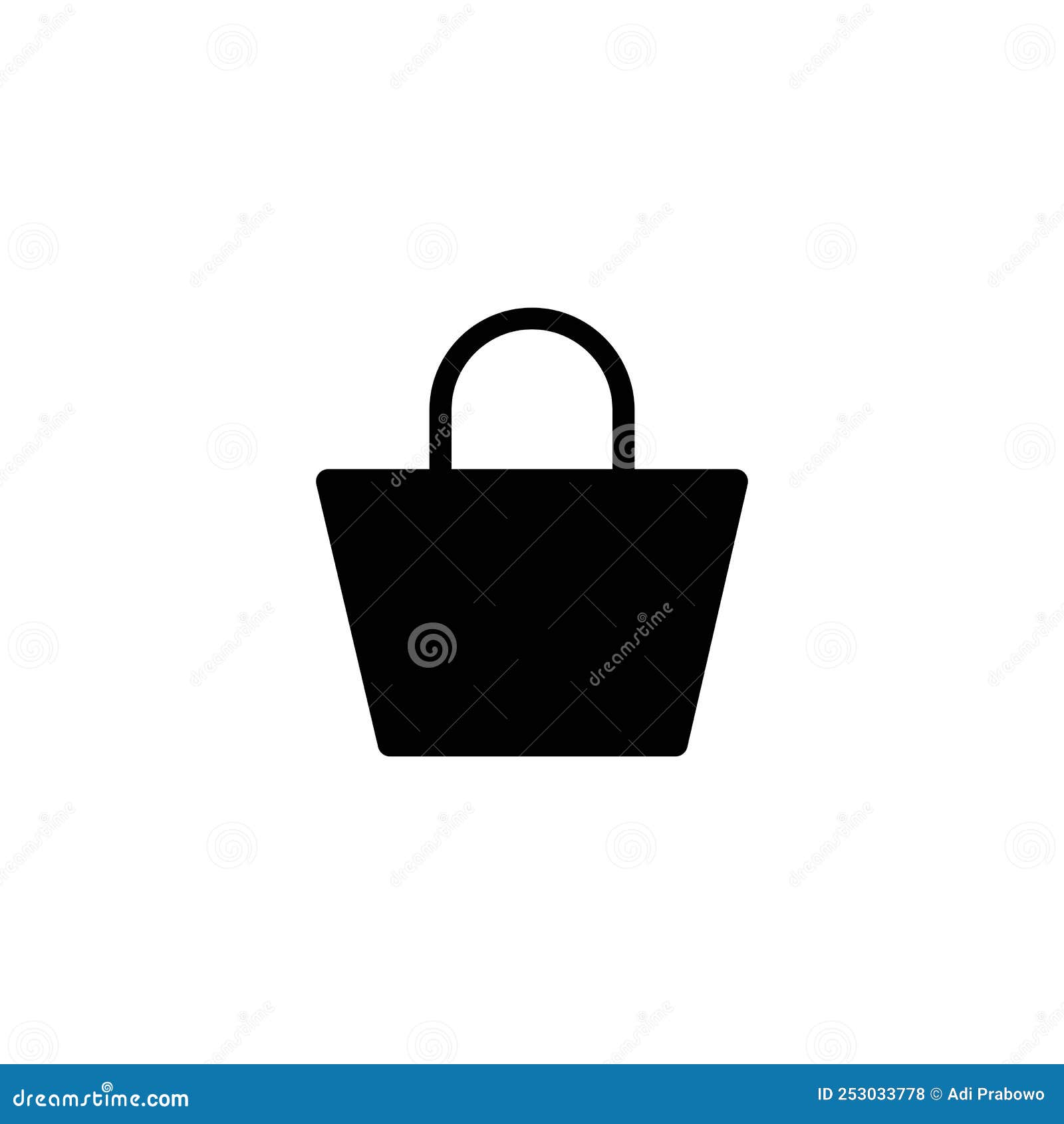 Shopping Bag Icon Logo Vector Design Stock Vector - Illustration of ...