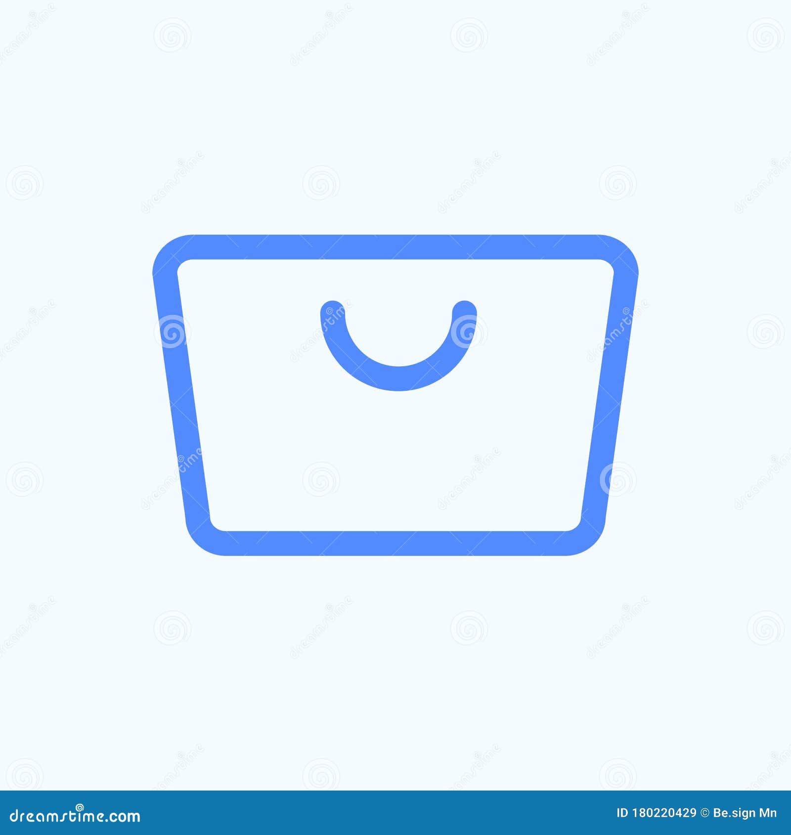 Shopping Bag Icon for the Print and Website Design. Stock Vector ...