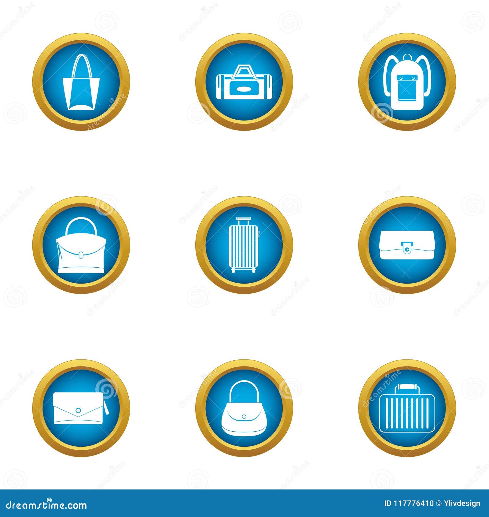 Shopping Bag Icons Set, Flat Style Stock Vector - Illustration of ... Shopping Bag Icons Set, Flat Style Stock Vector - Illustration of ...