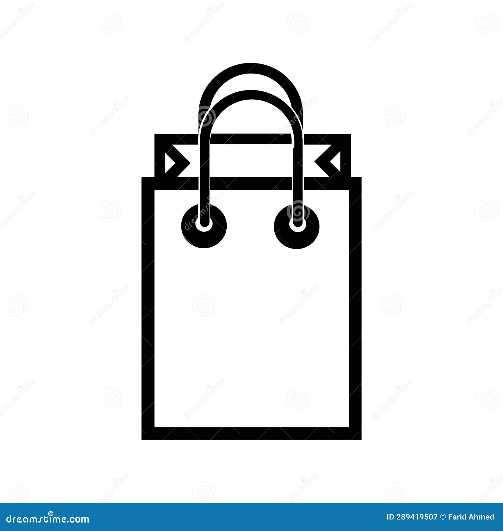Shopping Bag Packaging Symbol Editable and Resizeable Vector Icon Stock ...