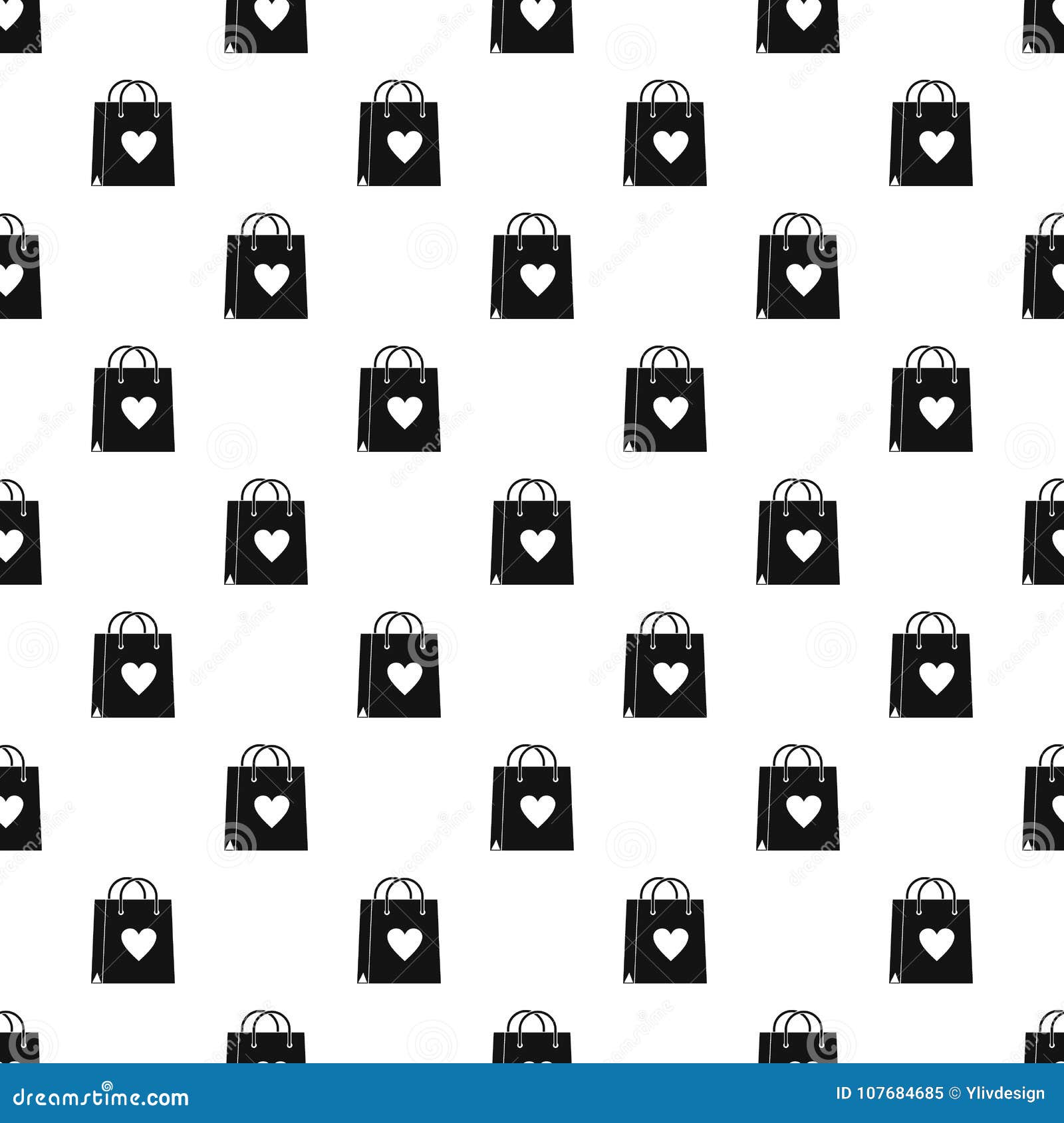 Shopping Bag Pattern Vector Stock Vector - Illustration of packing ...