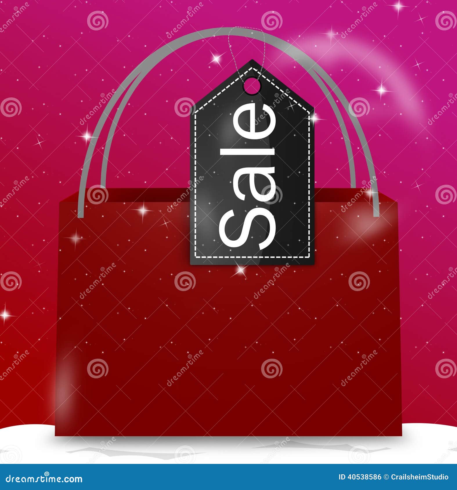 Shopping bag sale stock illustration. Illustration of handbag - 40538586
