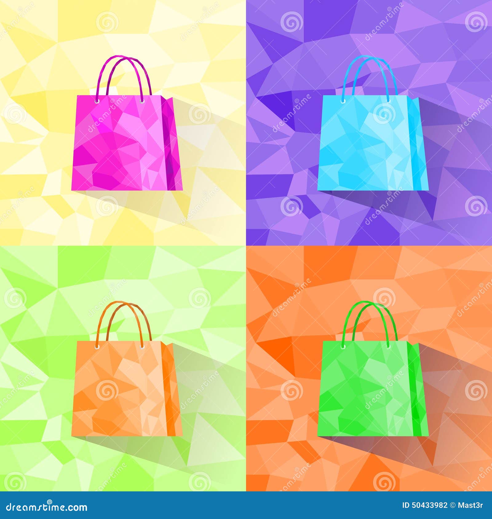 Polygonic Pattern Vector Illustration | CartoonDealer.com #63829190