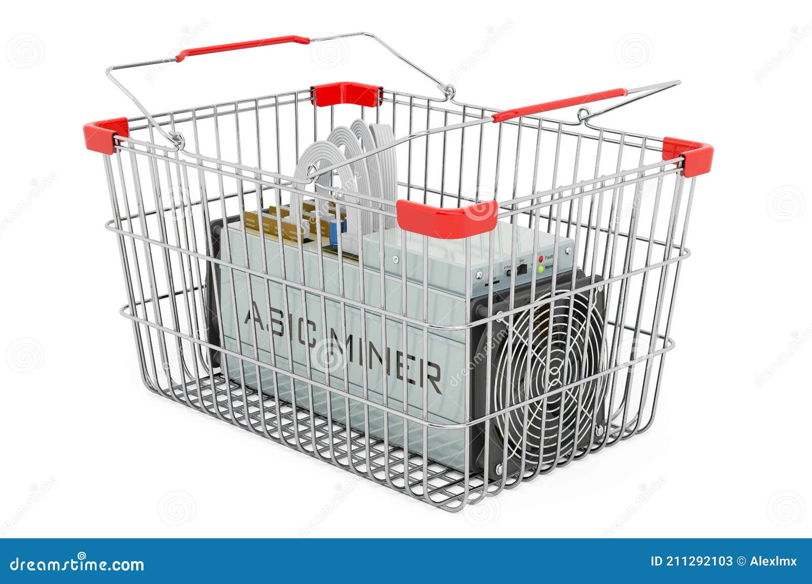 ASIC Miner With Bank Building, 3D Rendering Royalty-Free Stock Photo ...