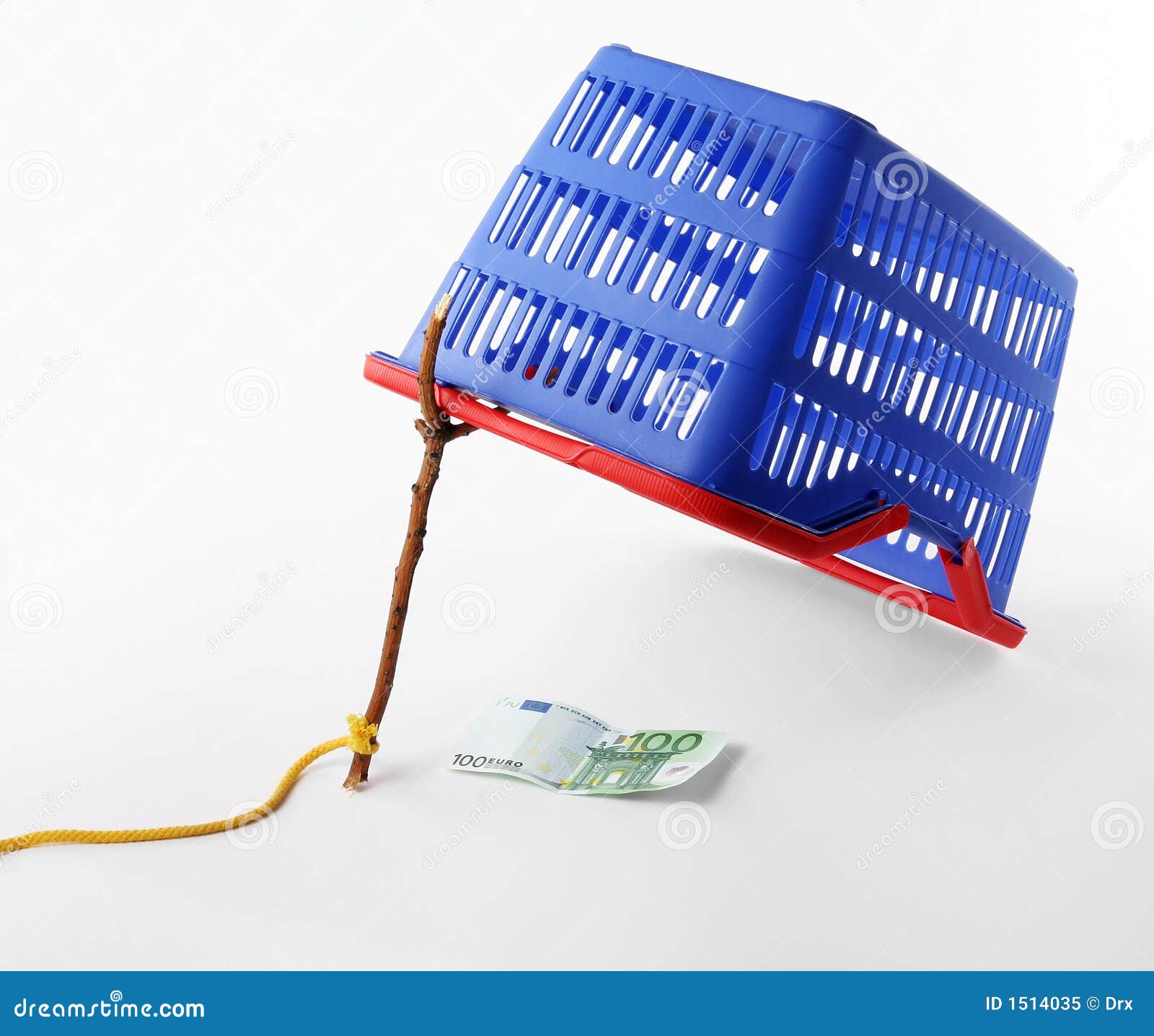 Shopping Basket - Consumer Trap Concept Stock Image - Image of retail ...