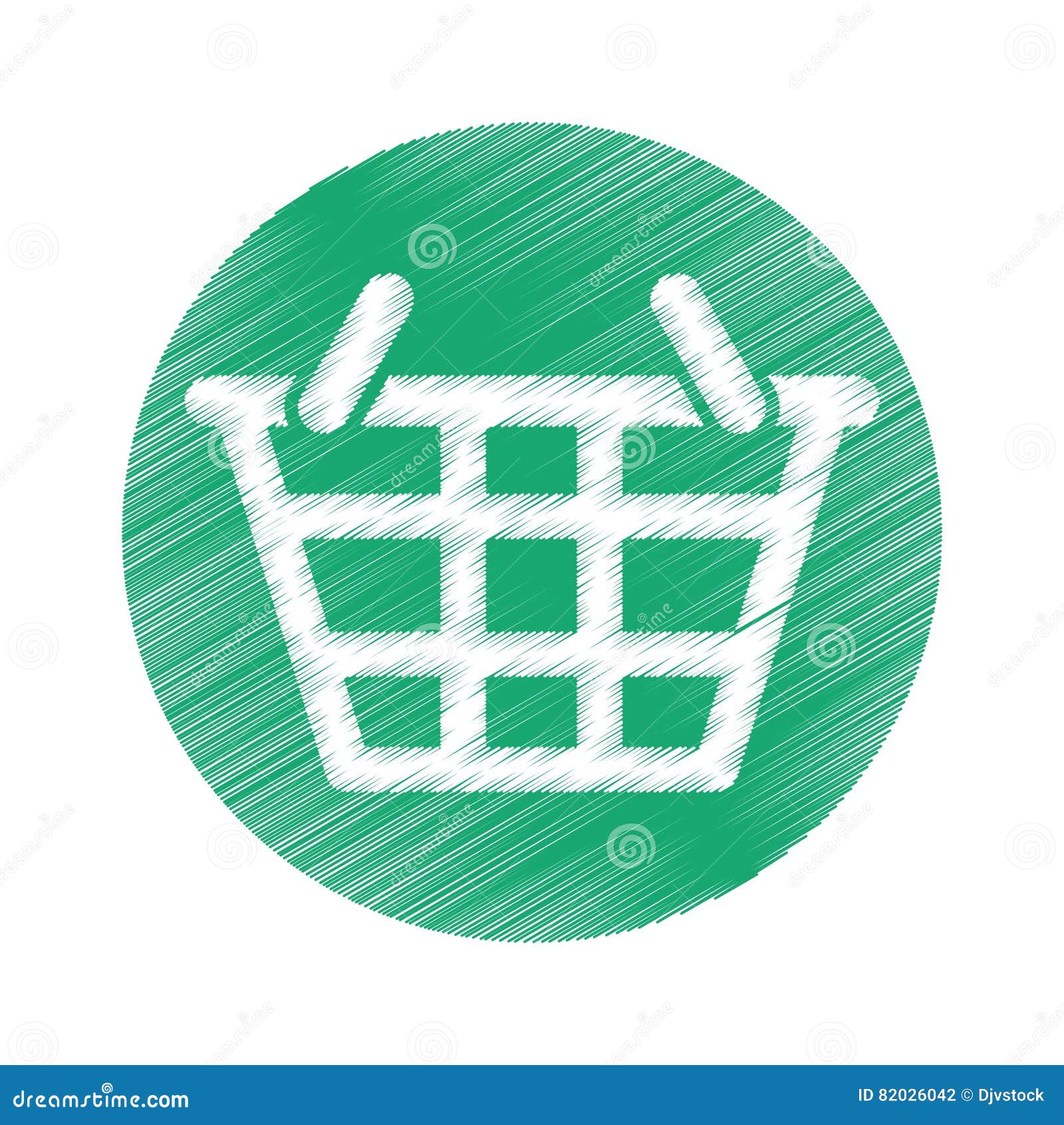 Shopping basket symbol stock vector. Illustration of shop - 82026042