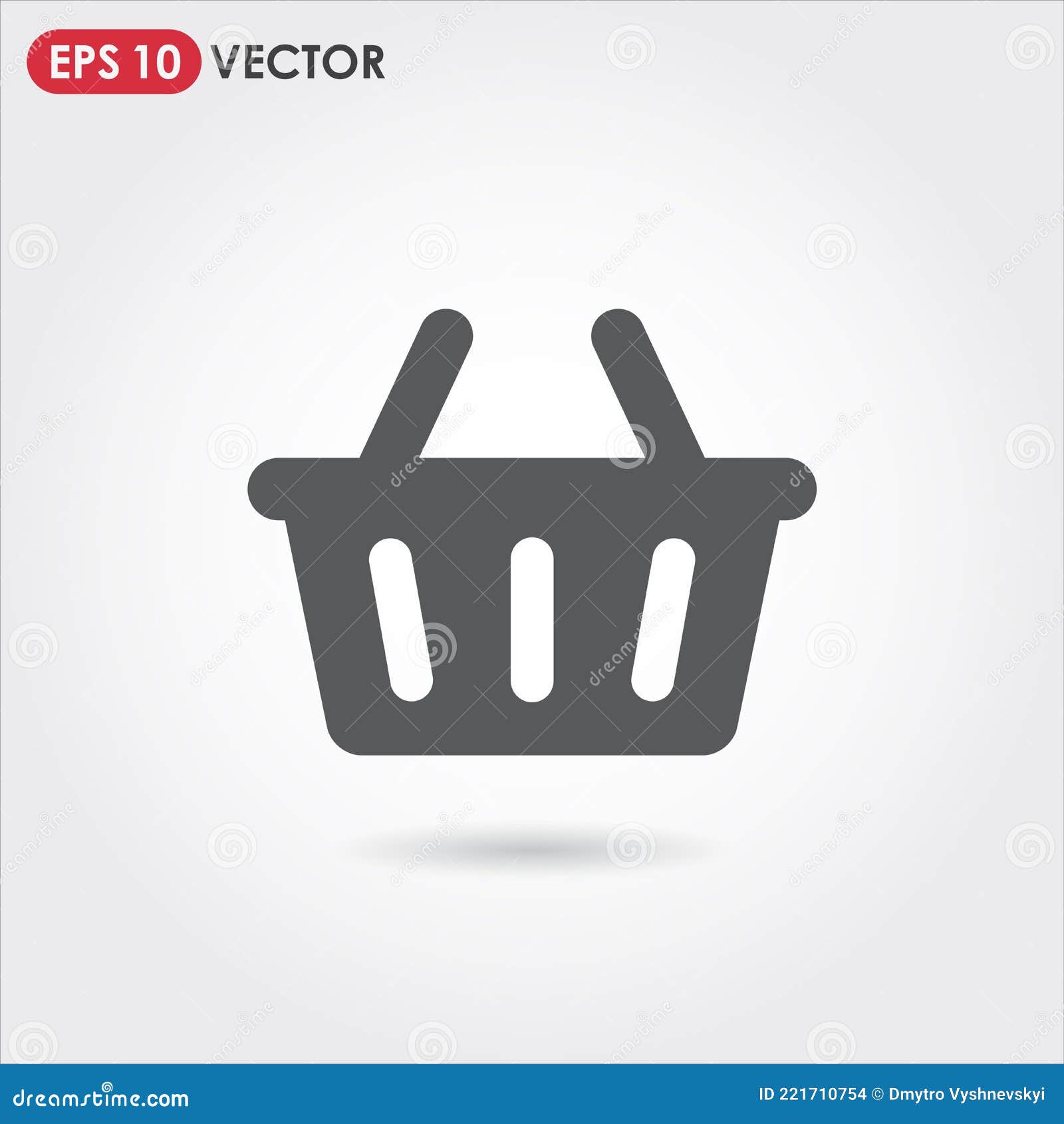 Shopping Basket Ui Web Button Stock Vector - Illustration of creative ...