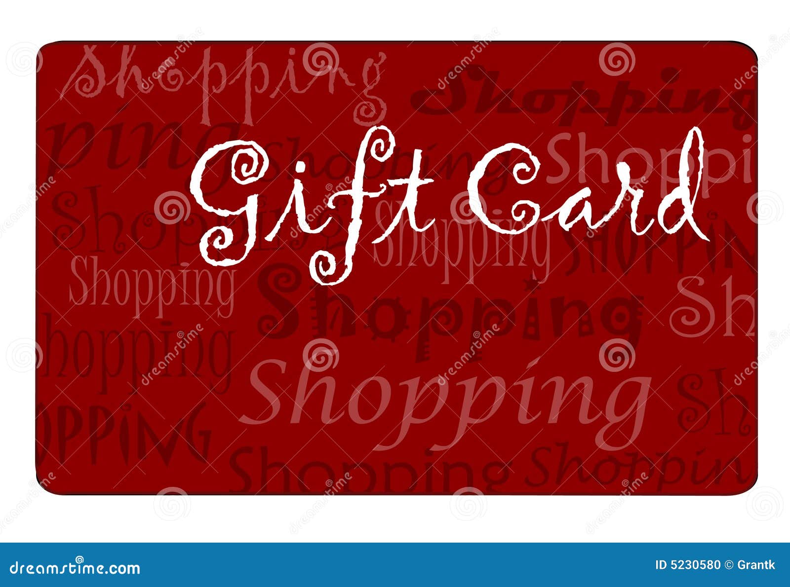 Shopping Card stock vector. Illustration of card, gift - 5230580