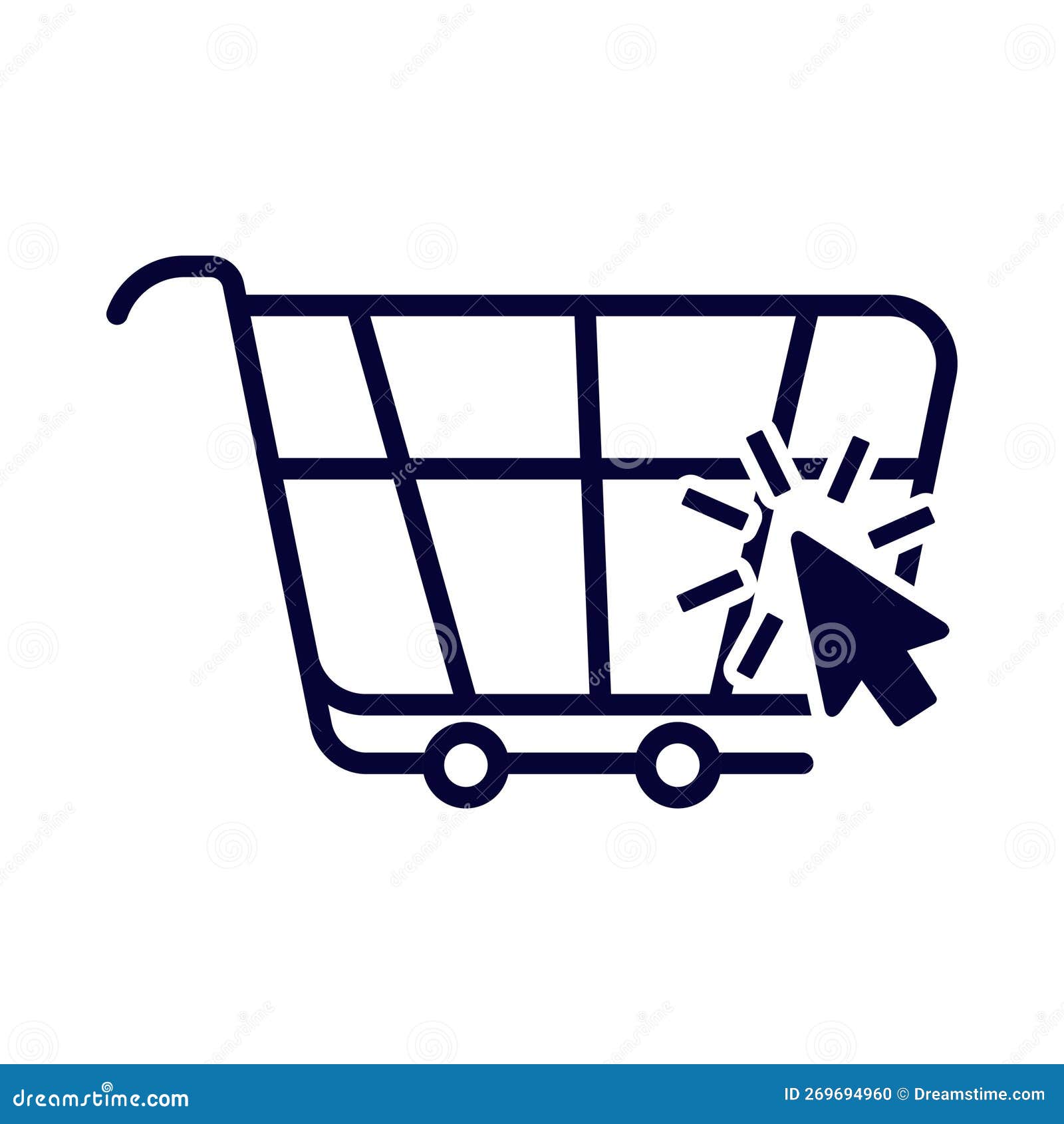 Shopping Cart, Cursor, Click, Mouse, World, Online Shopping Cart Icon ...