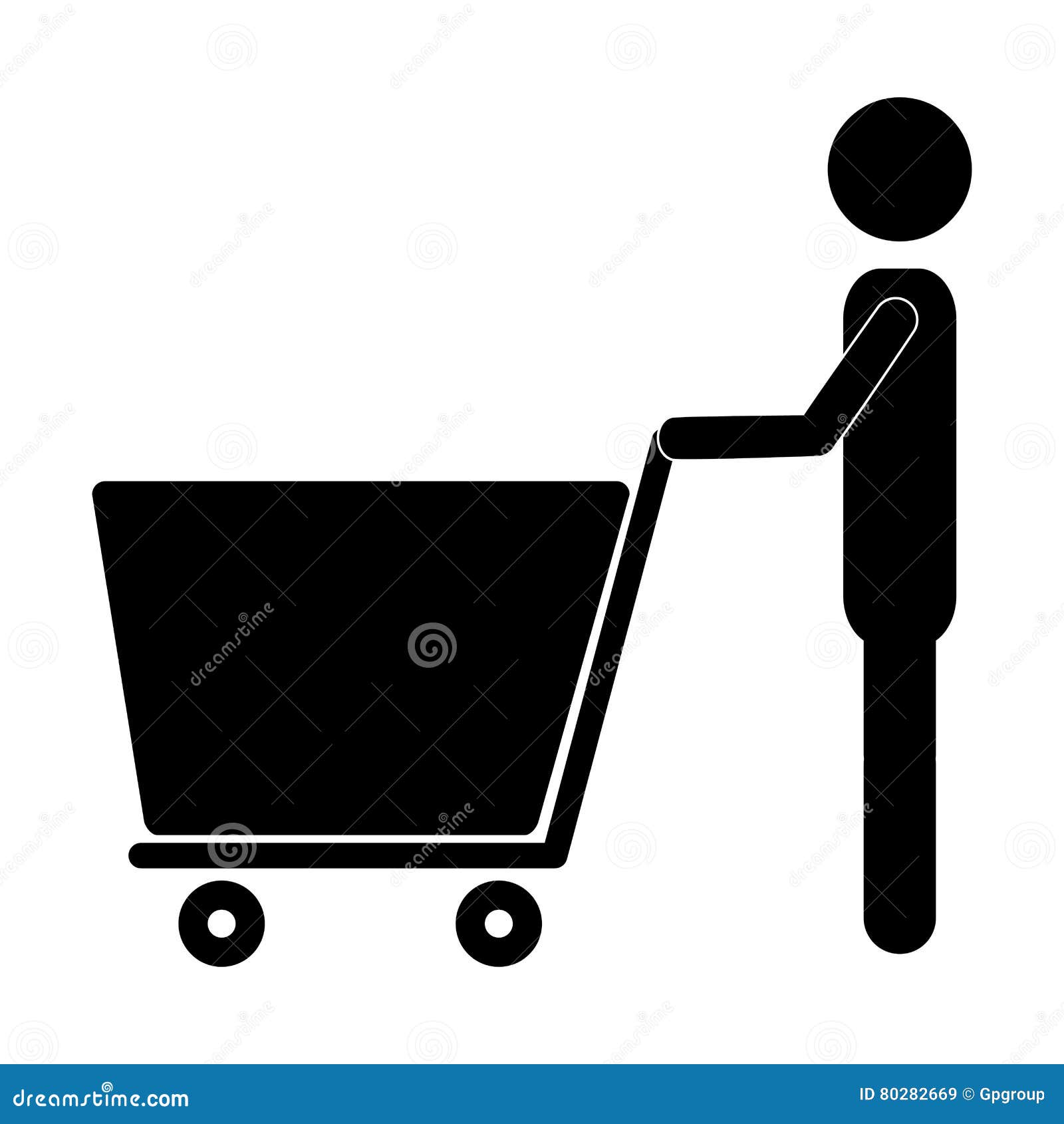 Shopping cart icon image stock vector. Illustration of clipart - 80282669