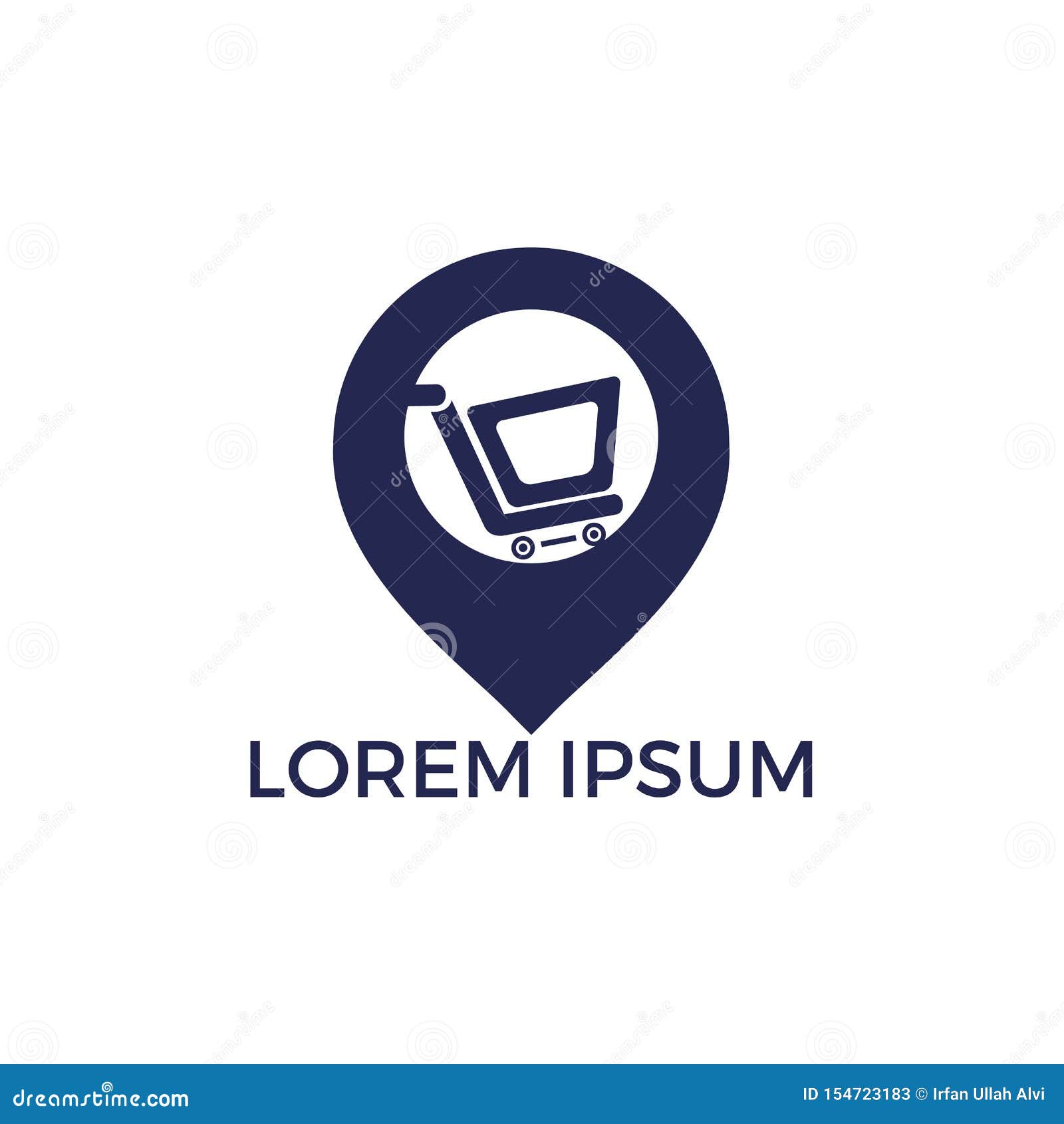 Shopping Cart and Map Pointer Logo Design. Stock Vector - Illustration ... Shopping Cart and Map Pointer Logo Design. Stock Vector - Illustration ...