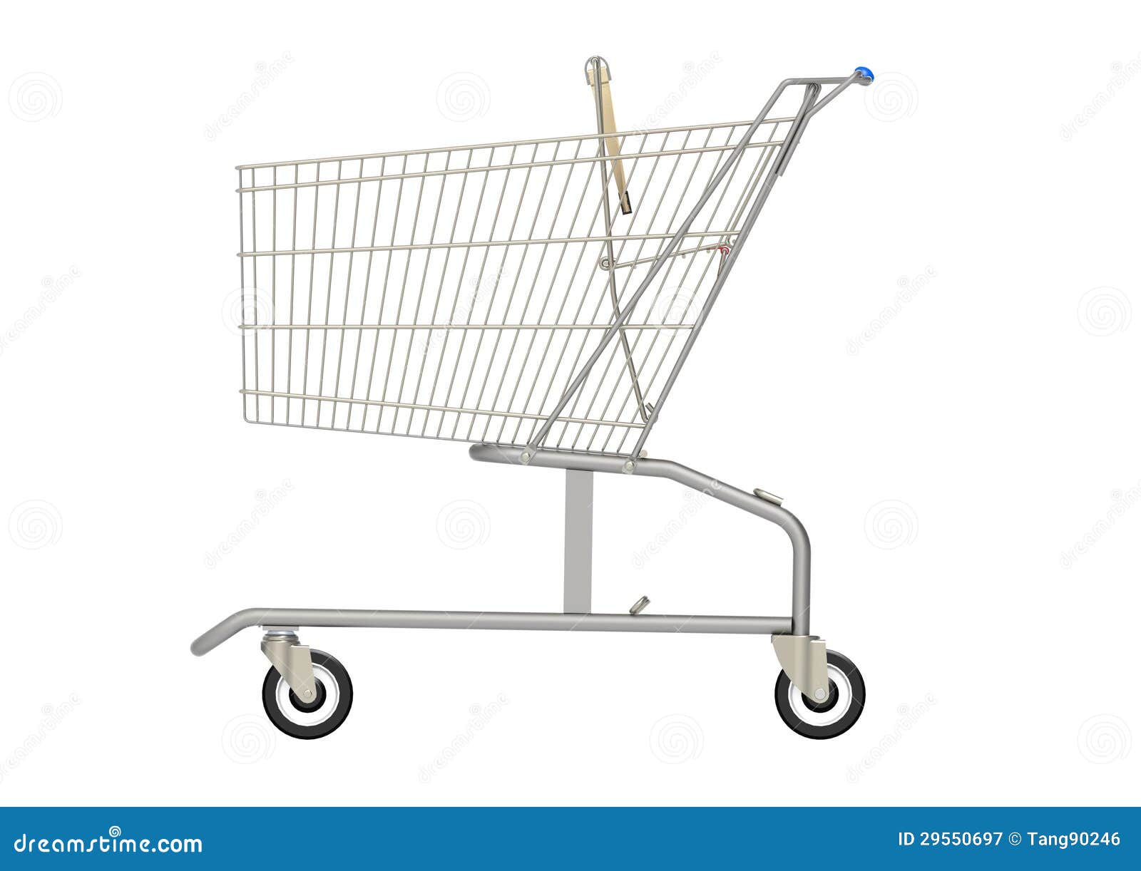 Shopping Cart Side View Royalty Free Stock Photography - Image: 29550697