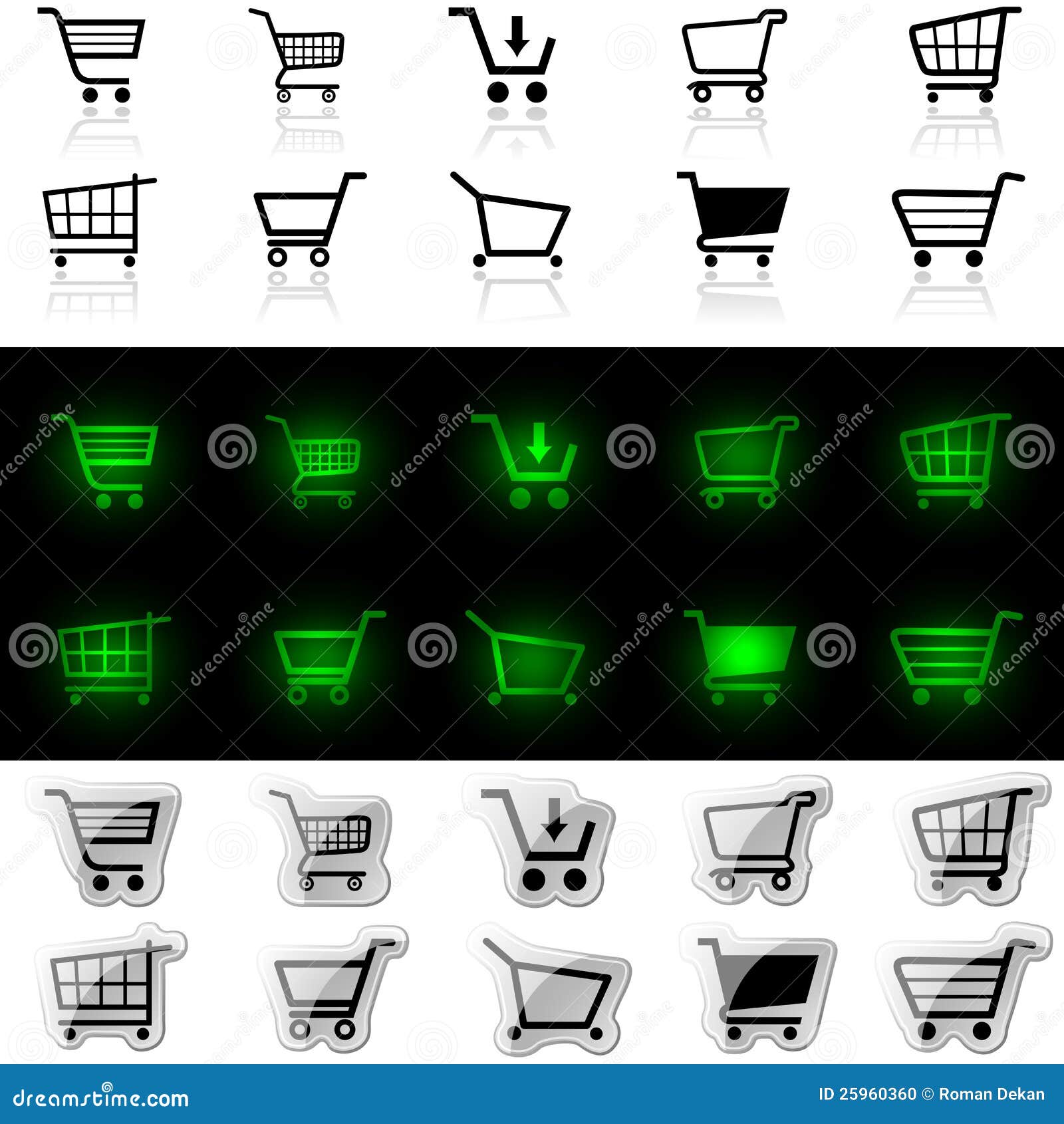 Shopping Cart Sign stock vector. Illustration of buying - 25960360