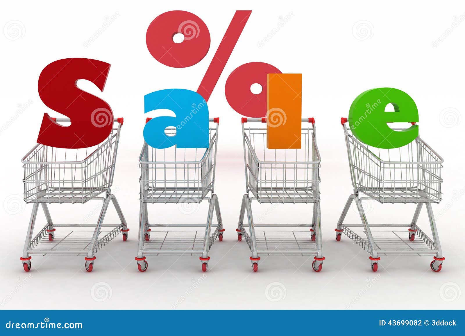 Shopping cart and text stock illustration. Illustration of closeup ...