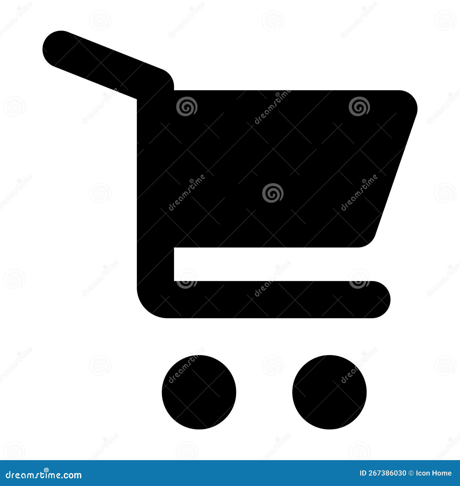 Shopping Cart Vector Design in Trendy Style Stock Vector - Illustration ...