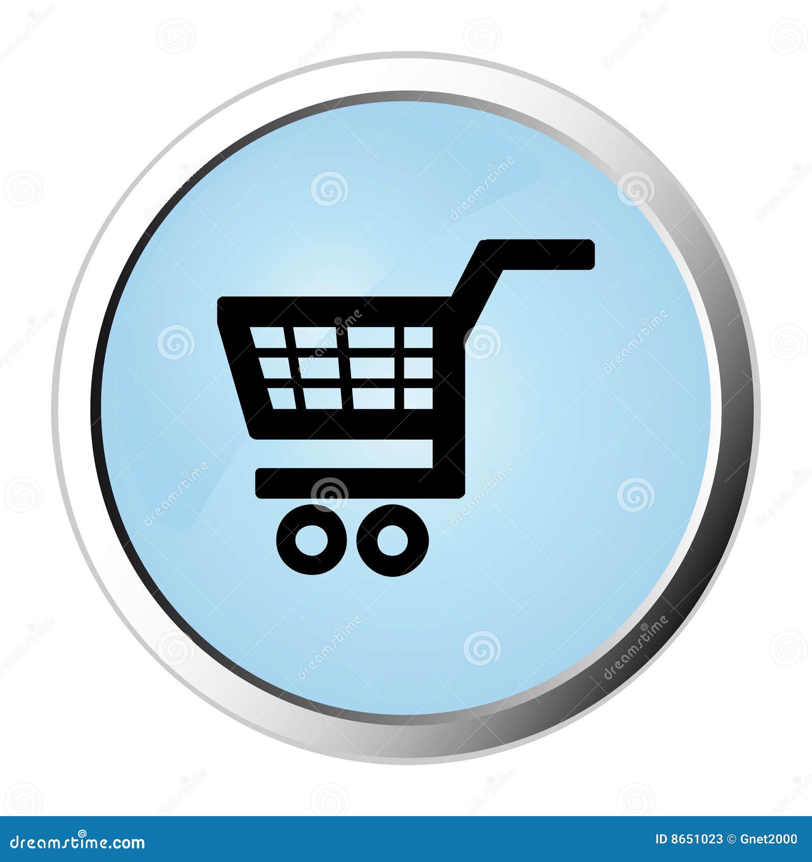 Shopping cart web button stock vector. Illustration of graphic - 8651023