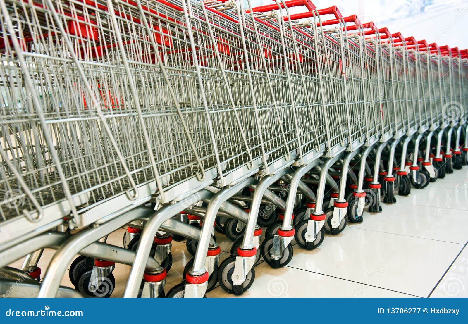 Shopping carts stock image. Image of rhythm, consumption - 13706277