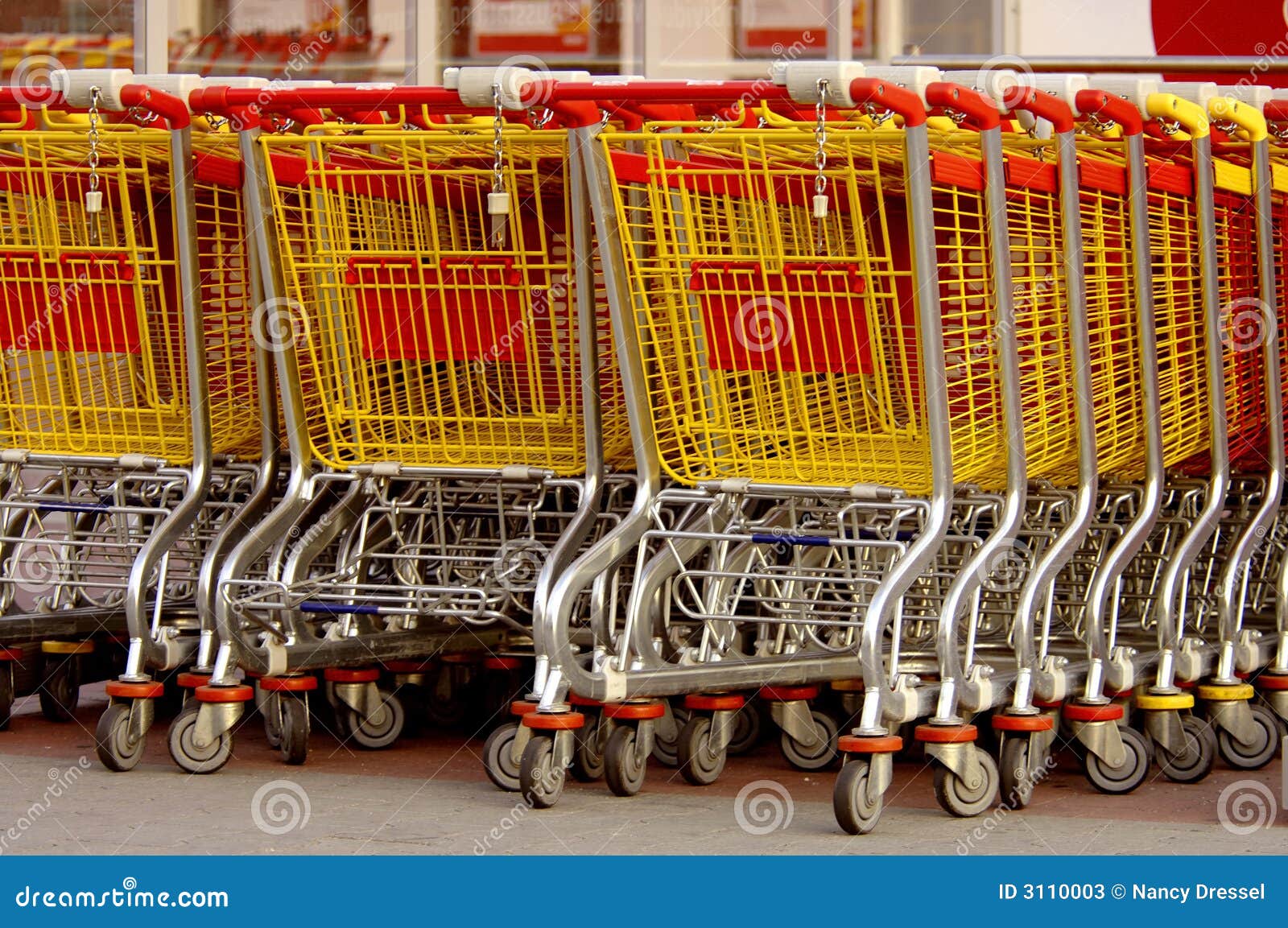 Shopping carts stock image. Image of consumption, checkout - 3110003
