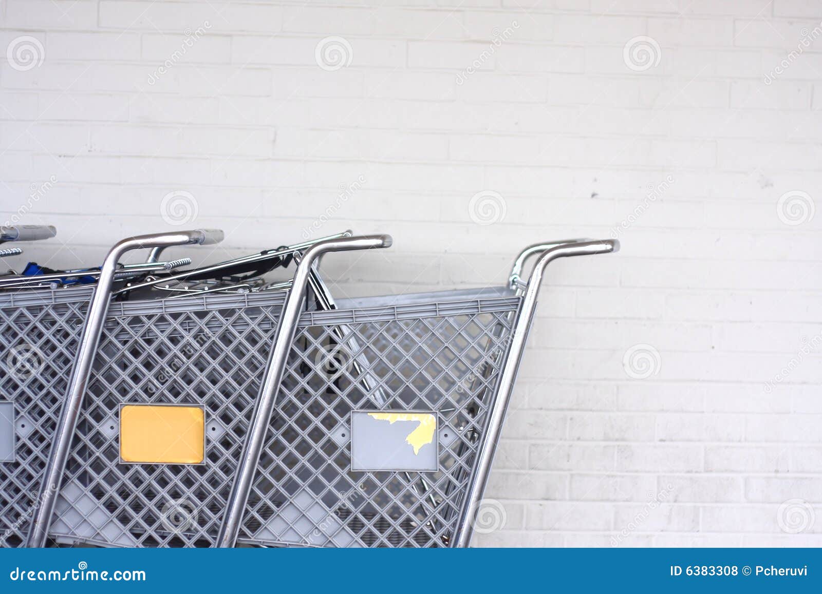 Shopping Carts stock photo. Image of groceries, commercial - 6383308