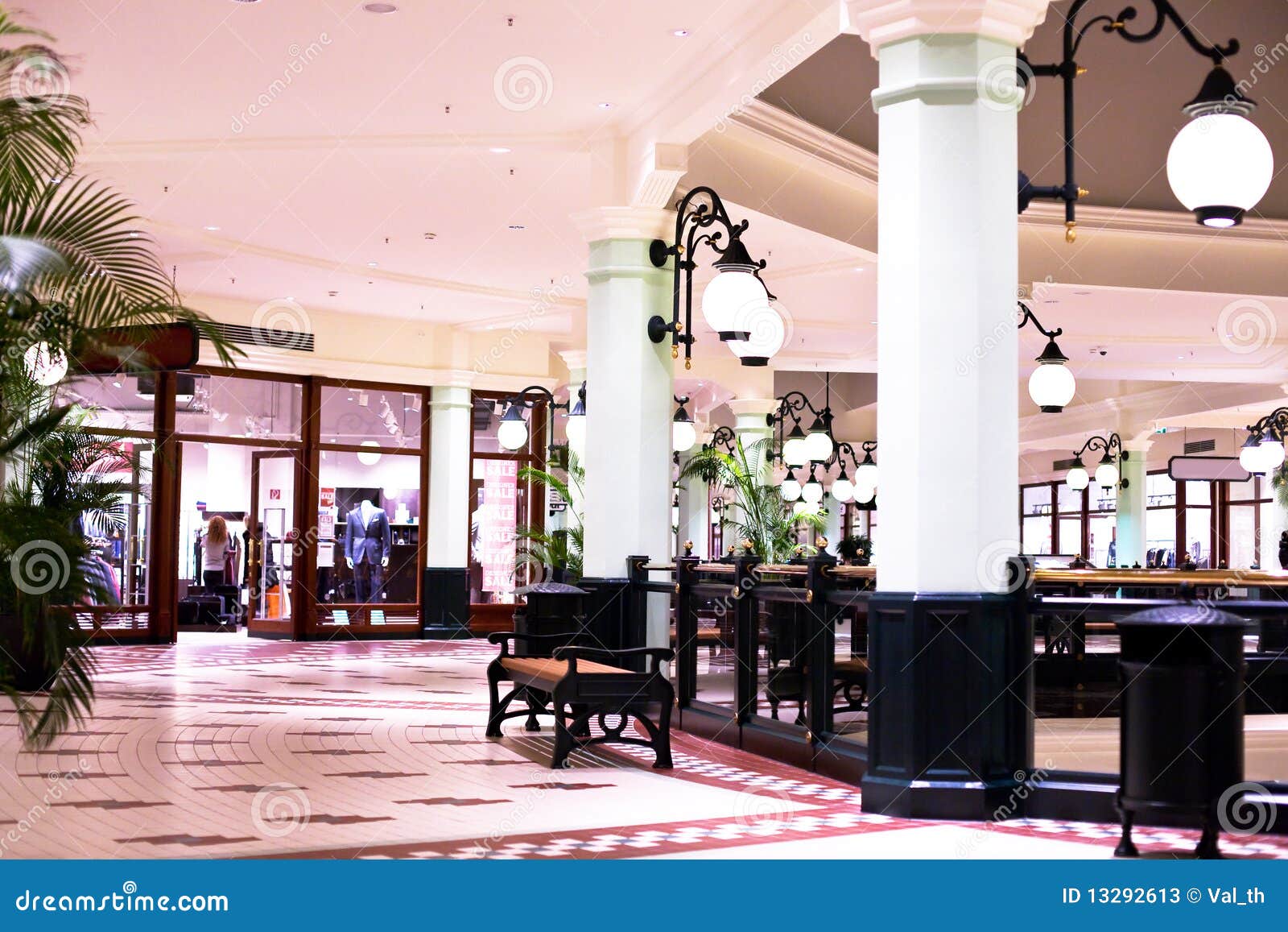 Shopping center stock image. Image of city, sales, center - 13292613