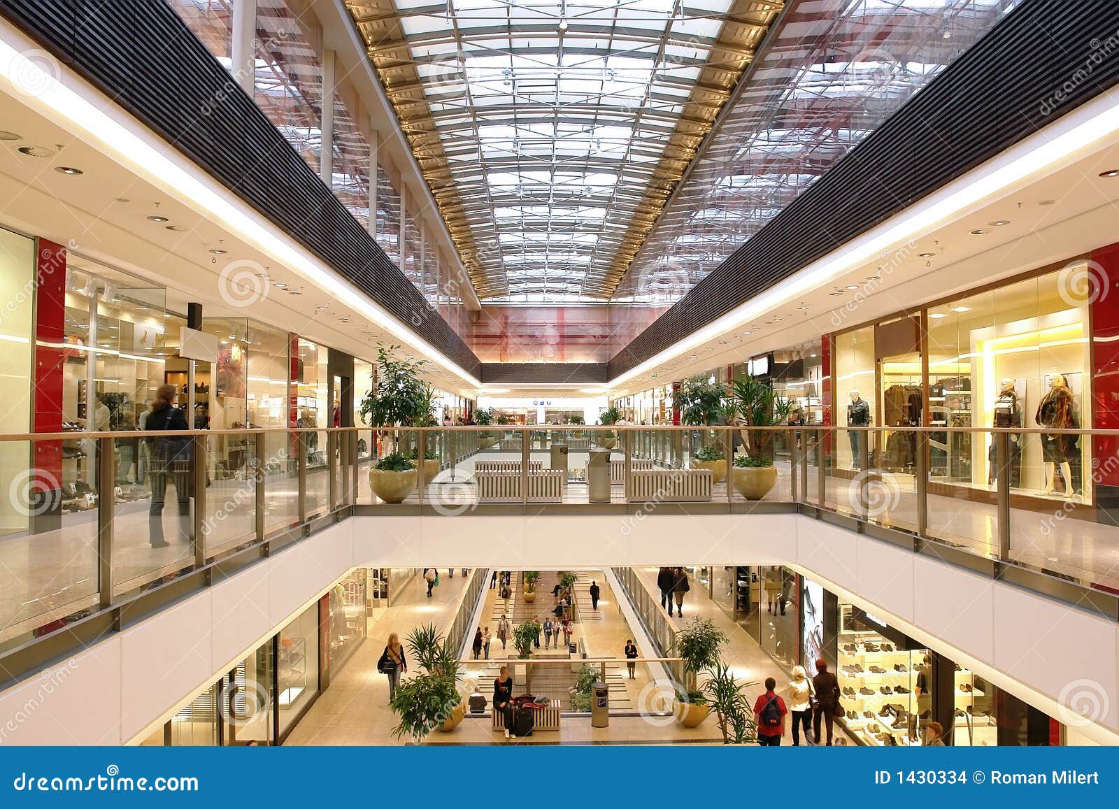 Shopping center stock photo. Image of market, client, display - 1430334