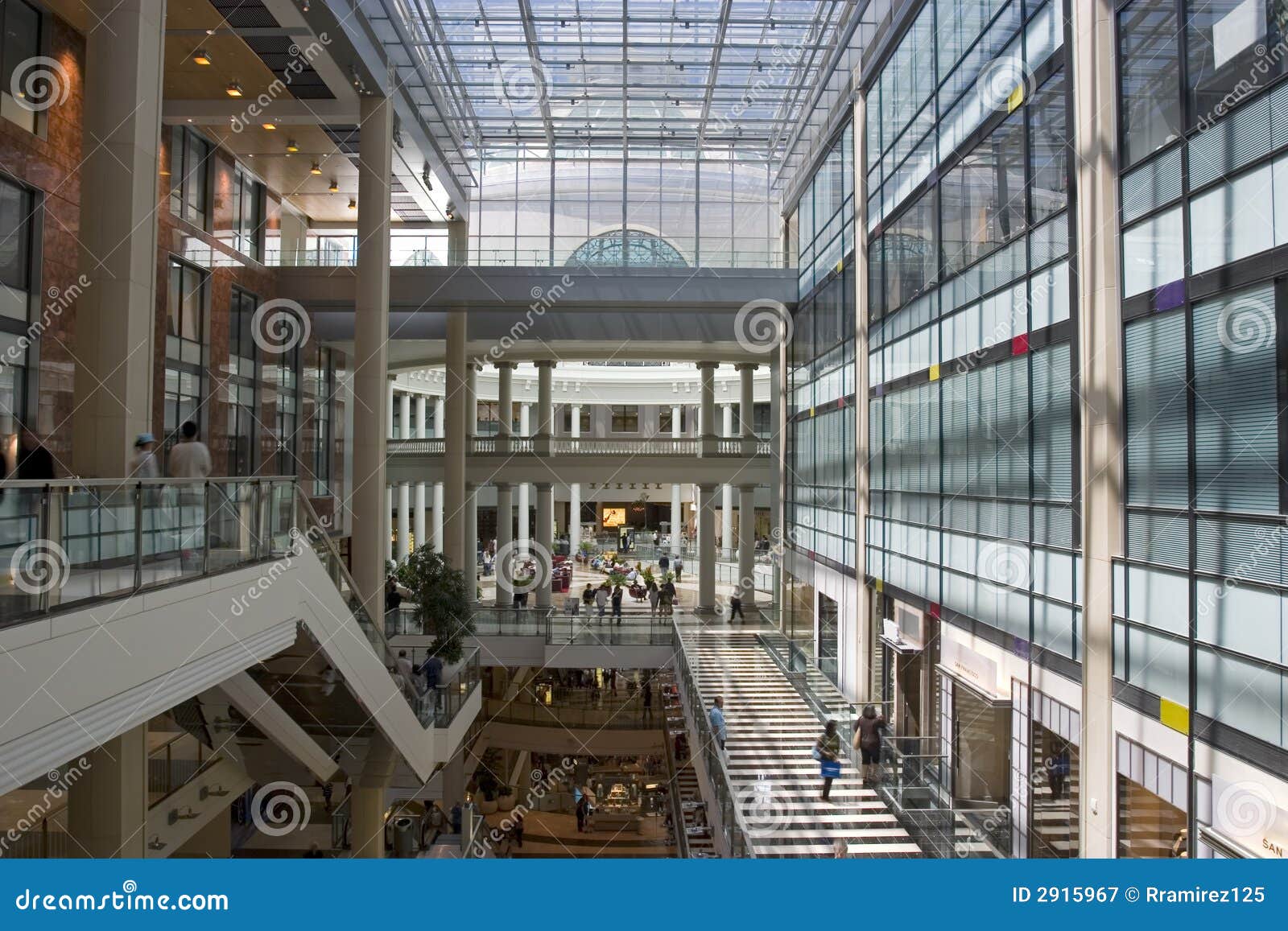 Shopping Center stock image. Image of mall, windows, commerce - 2915967