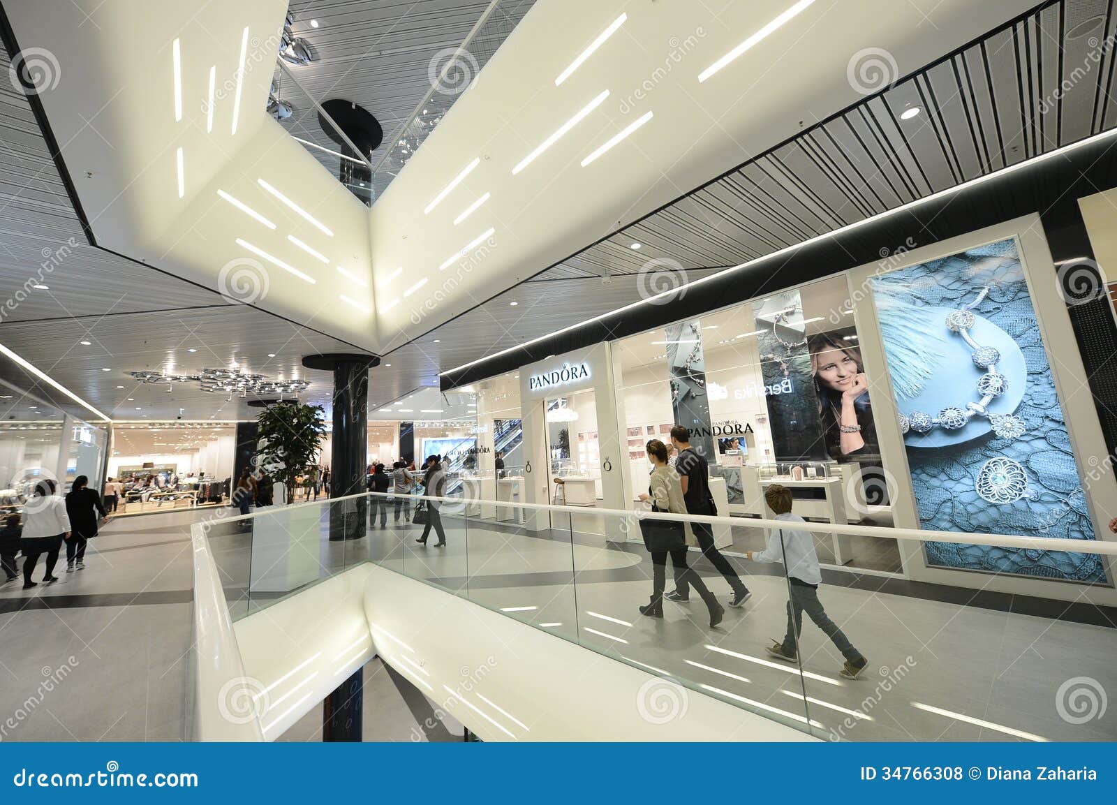 Shopping Center in Bucharest Editorial Stock Photo - Image of life ...